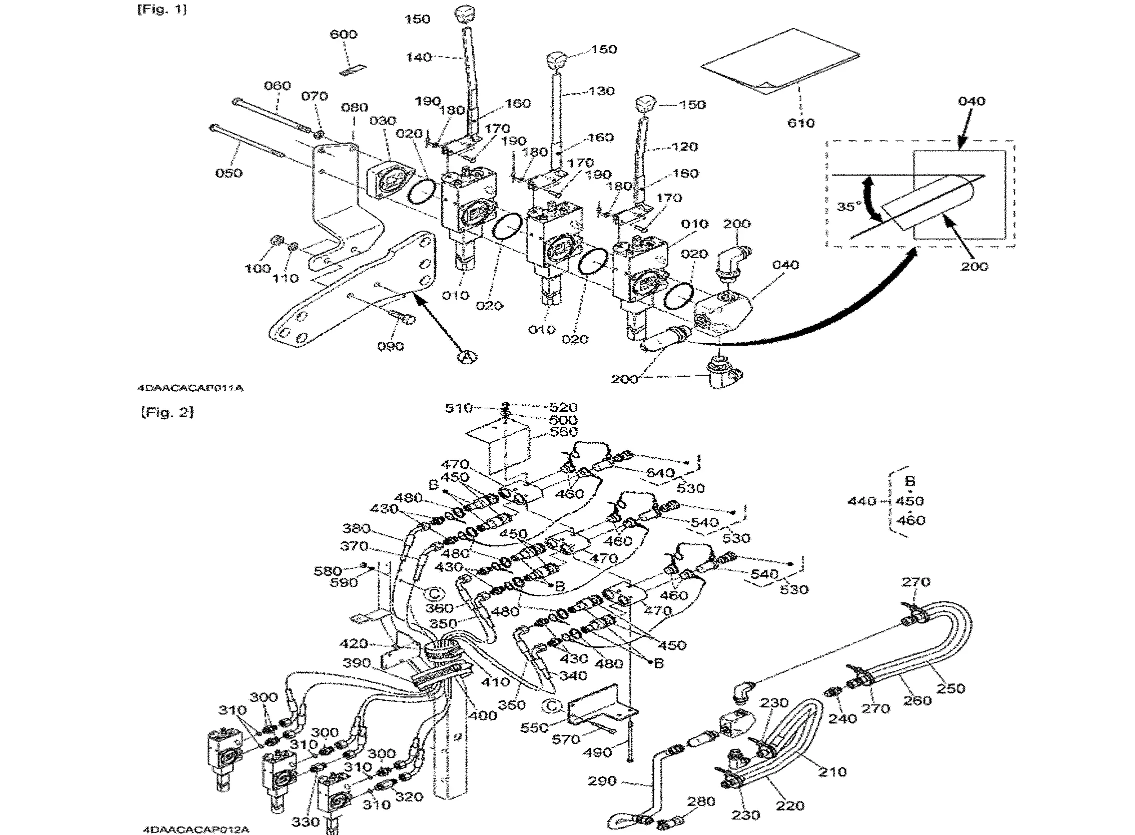 Kubota L3995 (REMOTE VALVE KIT / M59) Parts Diagrams