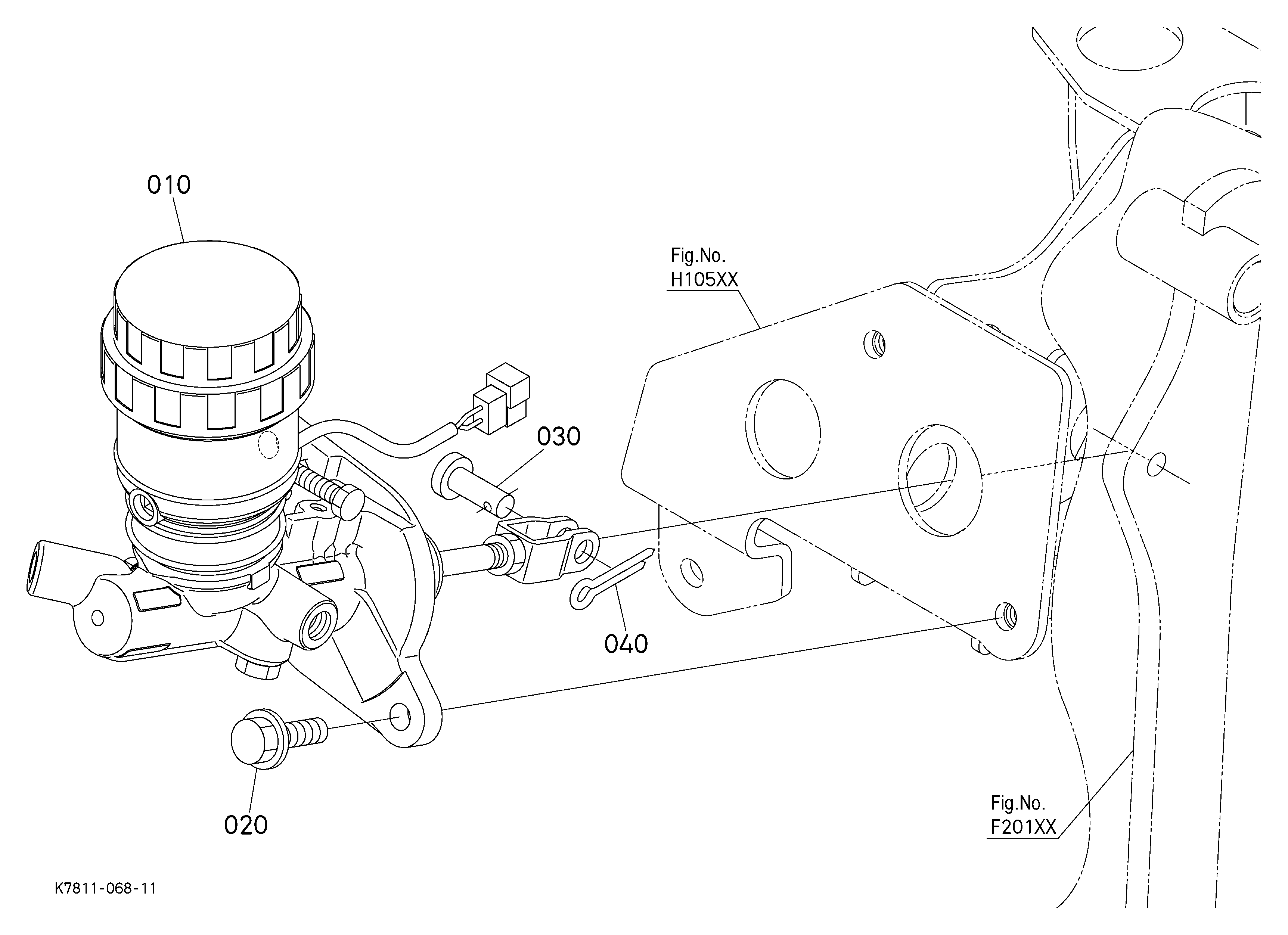 Kubota RTV-XG850G 2023/2024 MODEL Parts Diagrams
