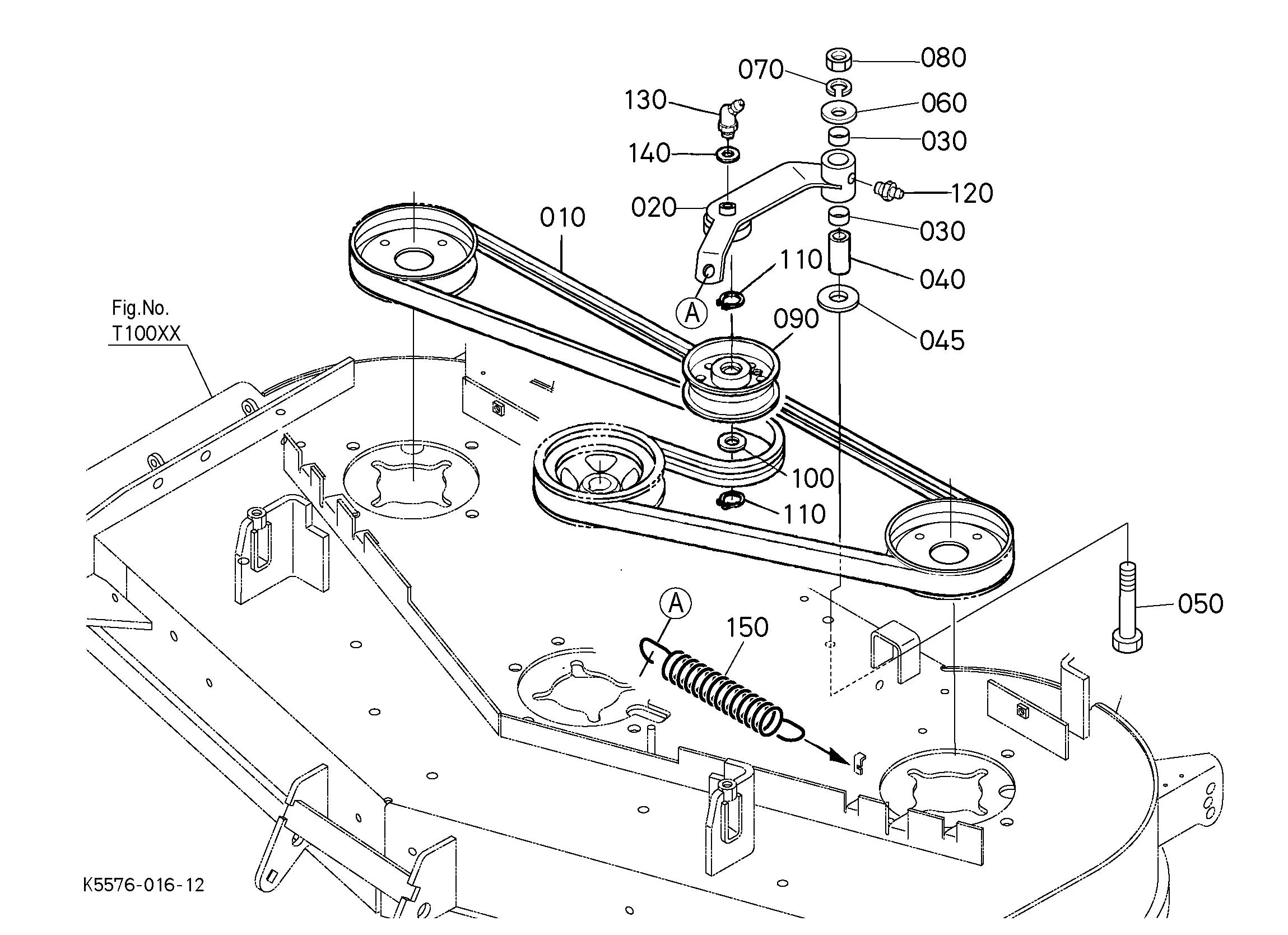 Kubota RCK48P-222Z(ZG222A:>=60001) Parts Diagrams