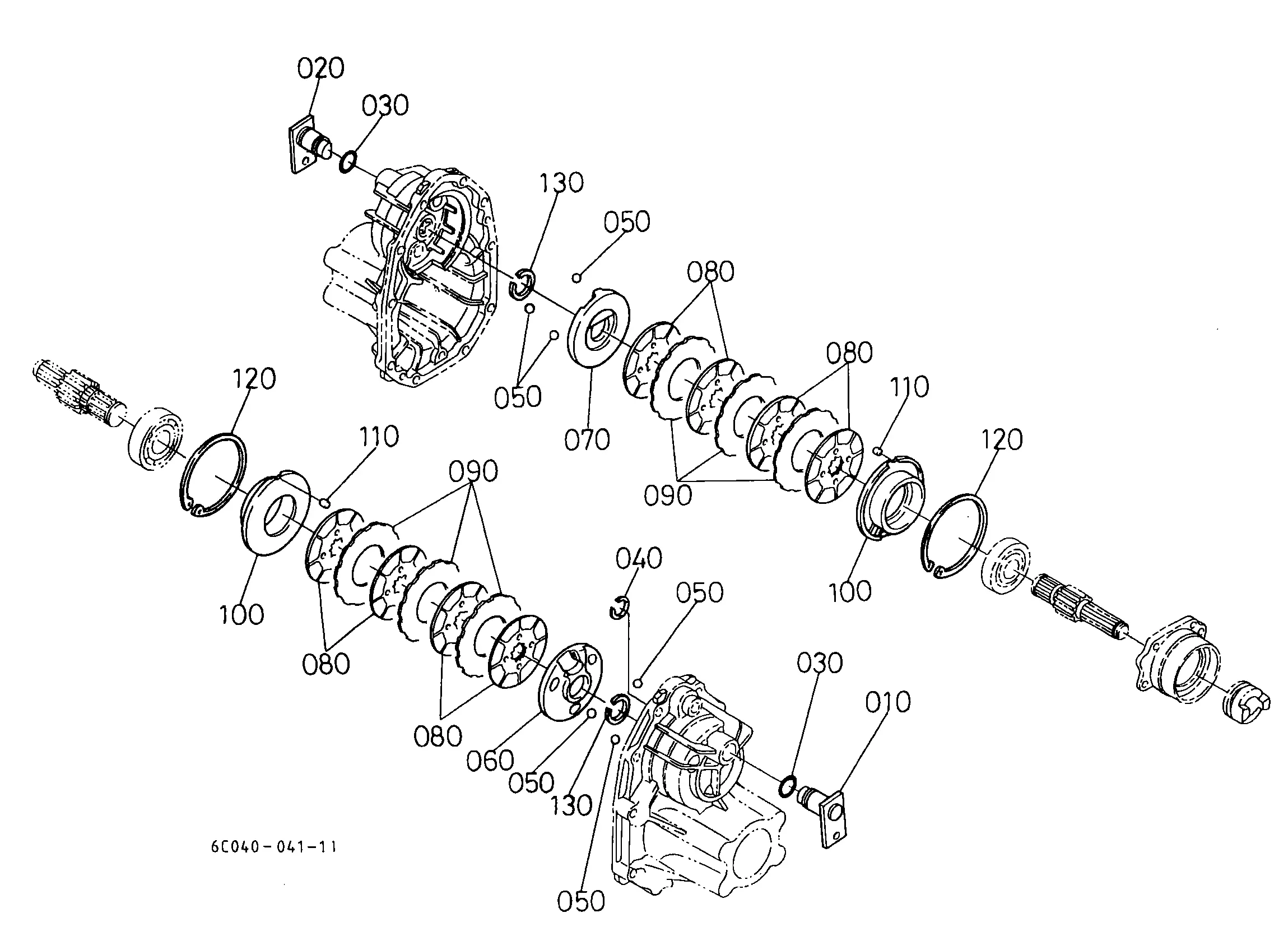 Kubota B1700HSD (Hydrostatic Transmission, 4wd) Parts Diagrams