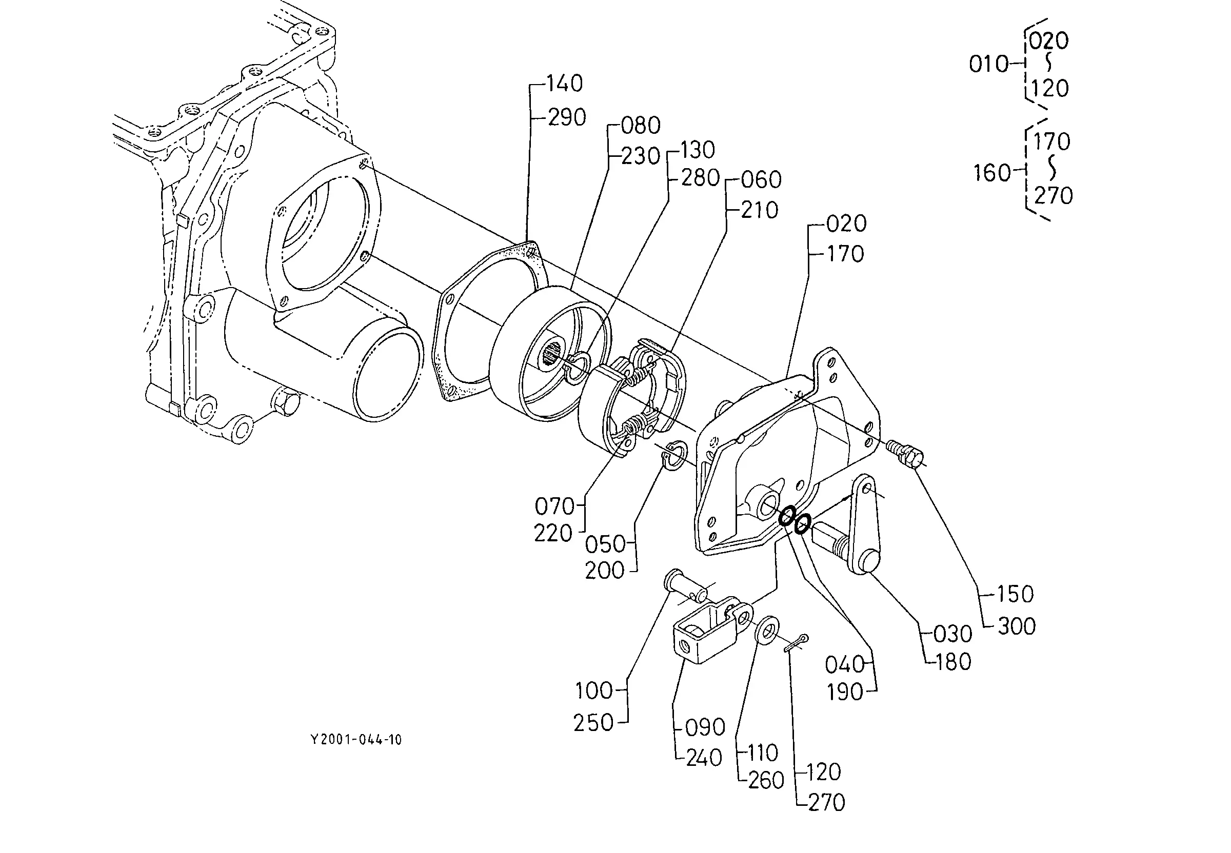 Kubota B1750HST-D (Hydrostatic Transmission, 4wd) Parts Diagrams