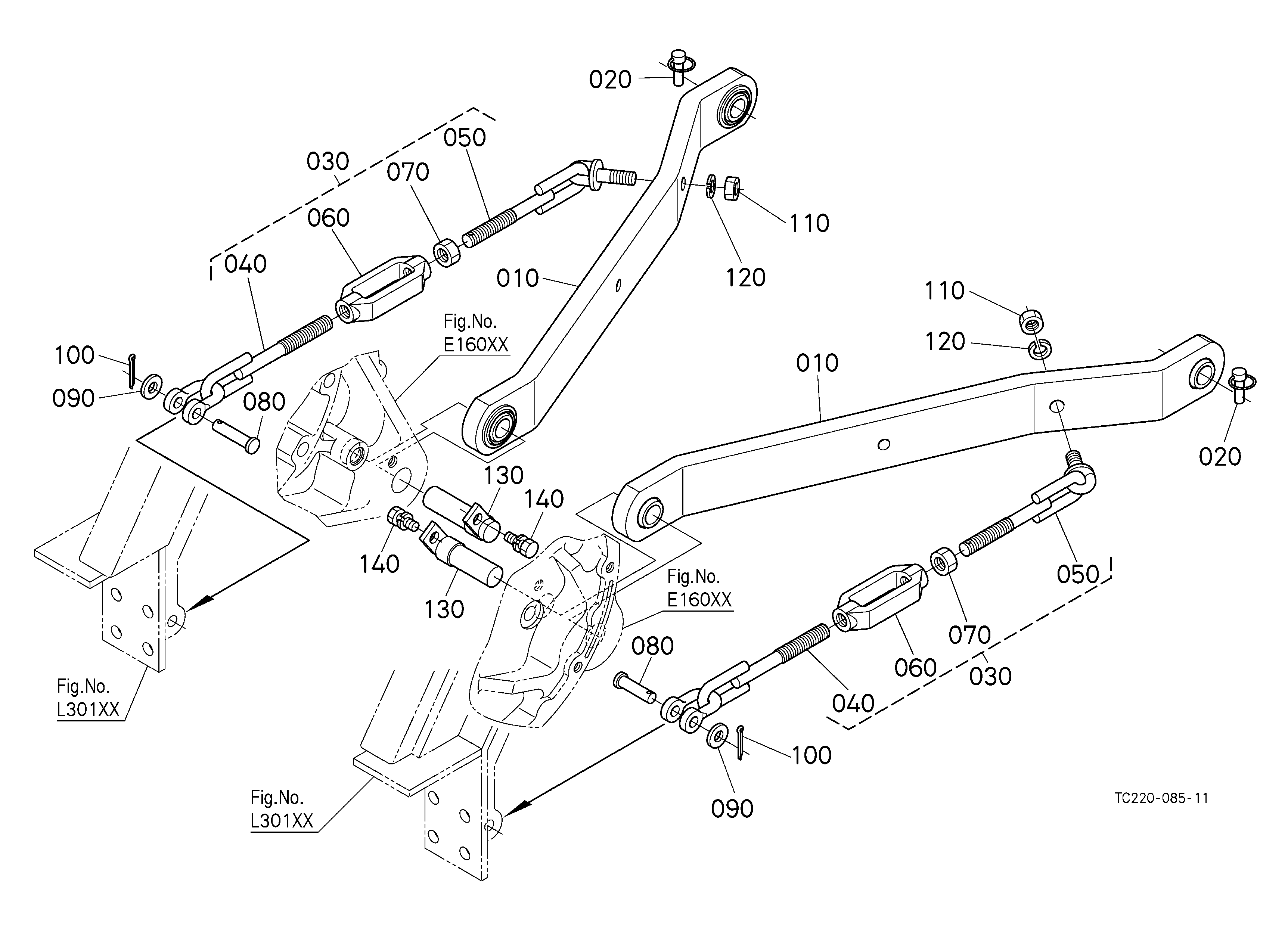 Kubota L2800F (2wd) Parts Diagrams