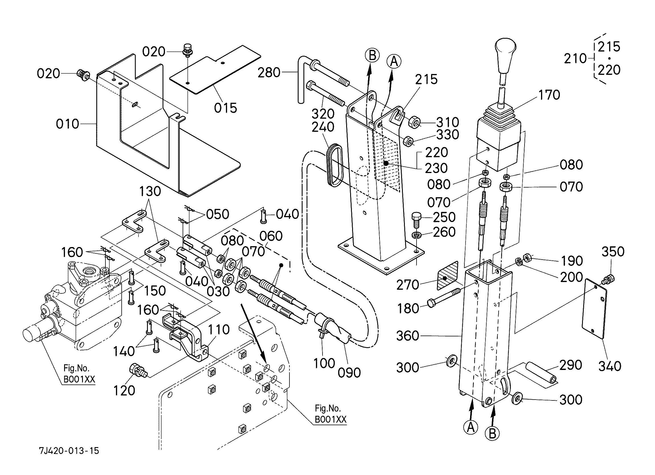 Kubota LA1403S (FRONT LOADER) Parts Diagrams