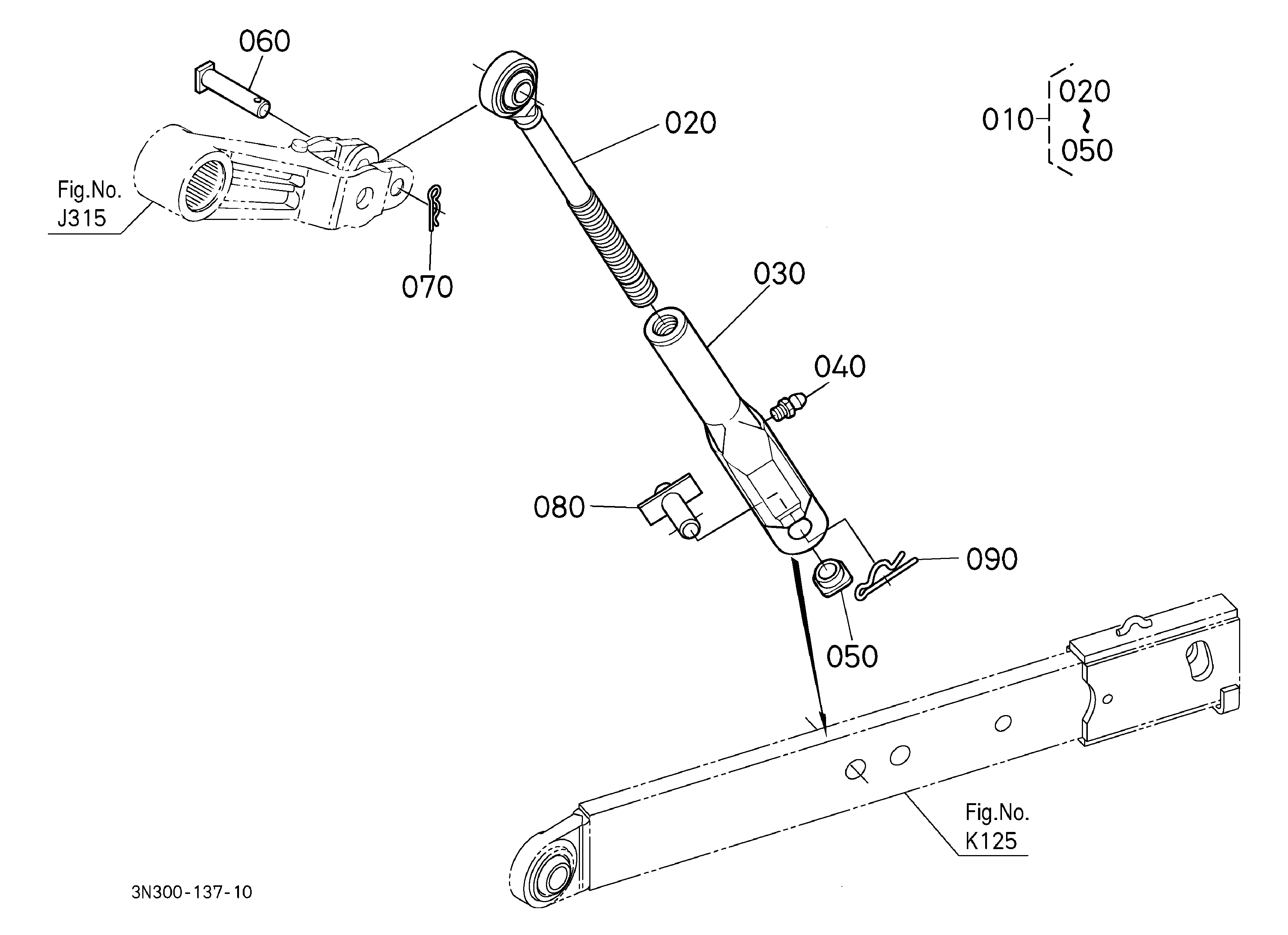 Kubota M105SH/M105SDSF (2wd, Swing shift plus / Rops) Parts Diagrams