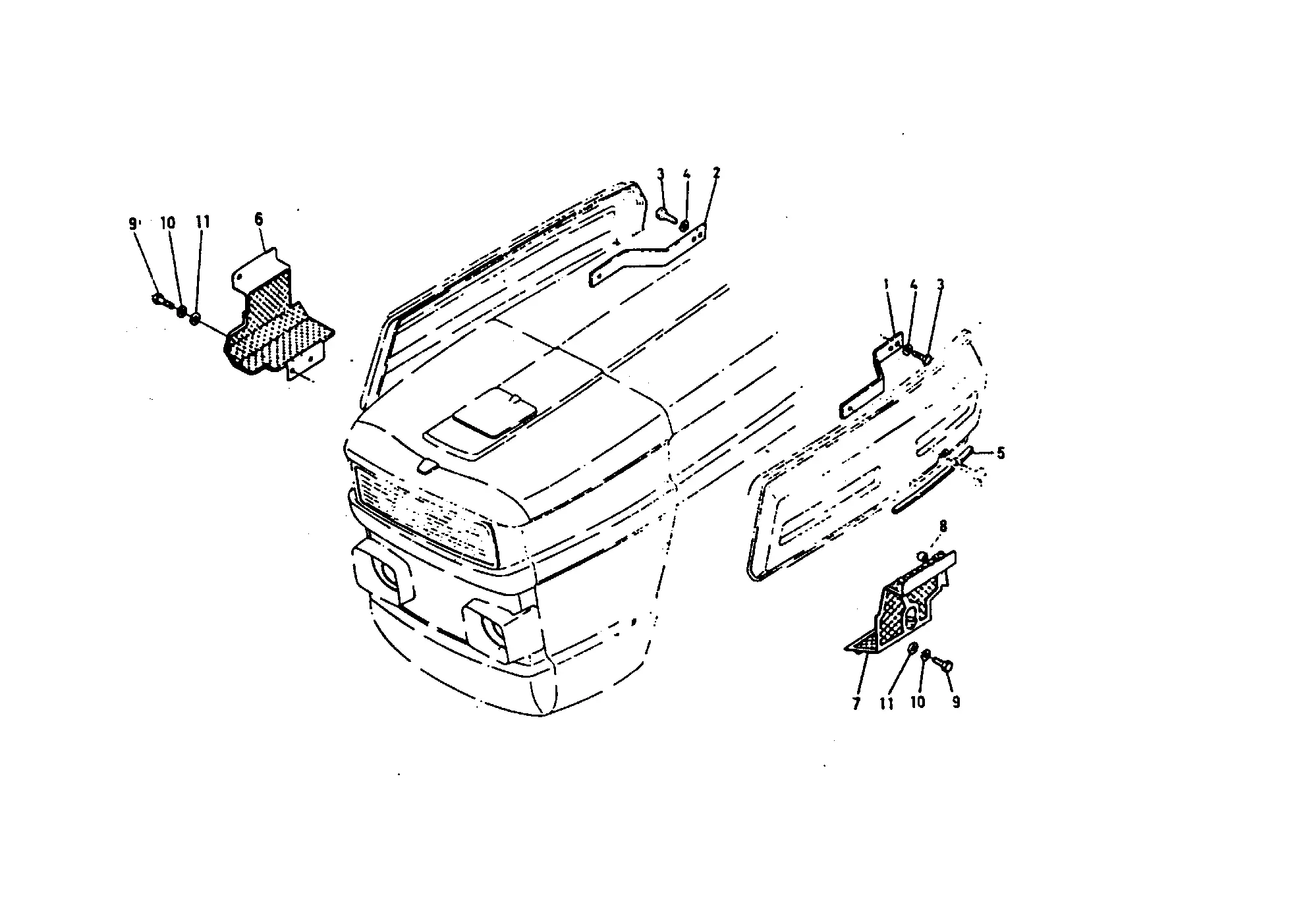 Kubota M7500DT-A-CL Parts Diagrams