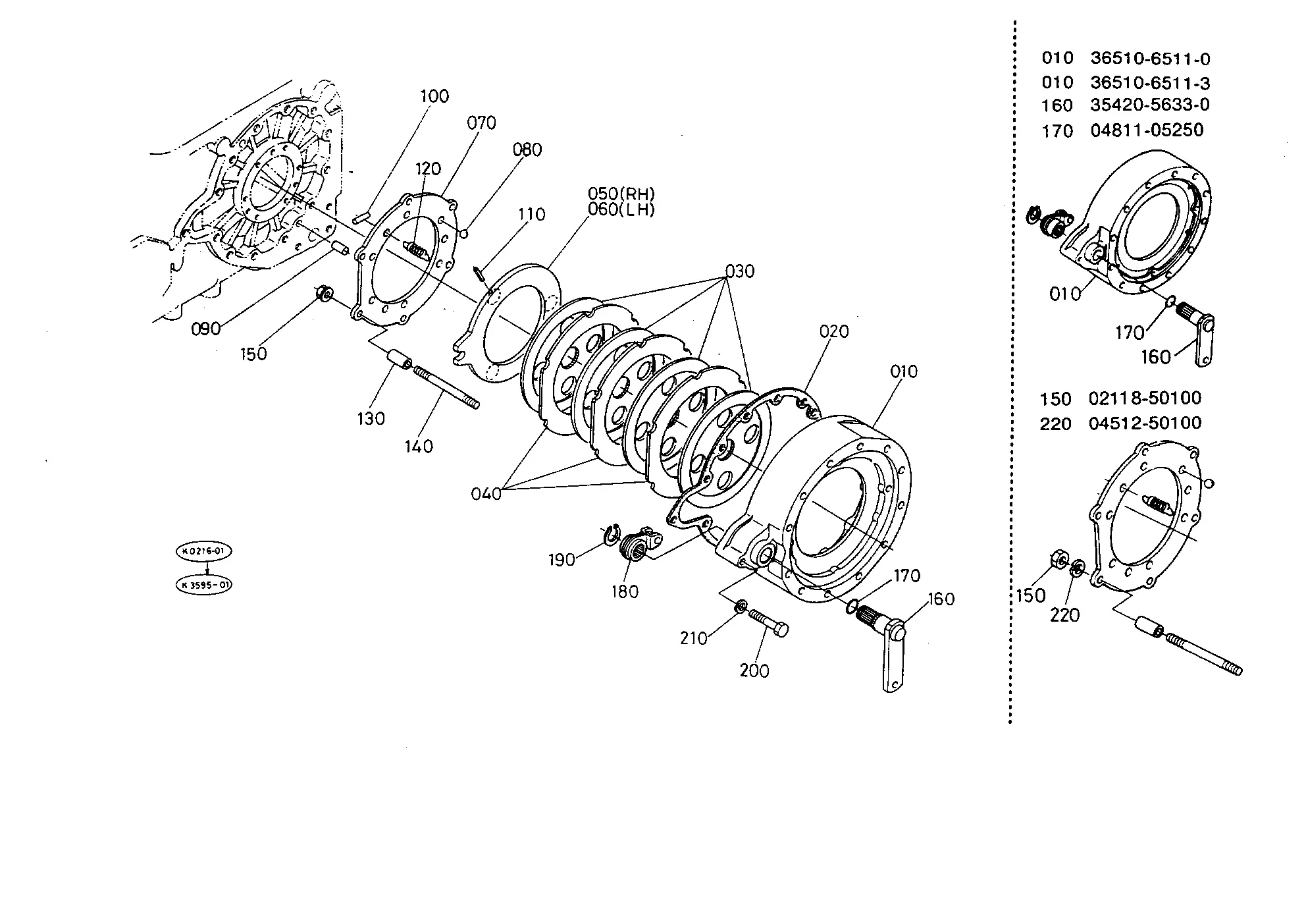 Kubota M8030DT (Dual Traction, 4wd) Parts Diagrams