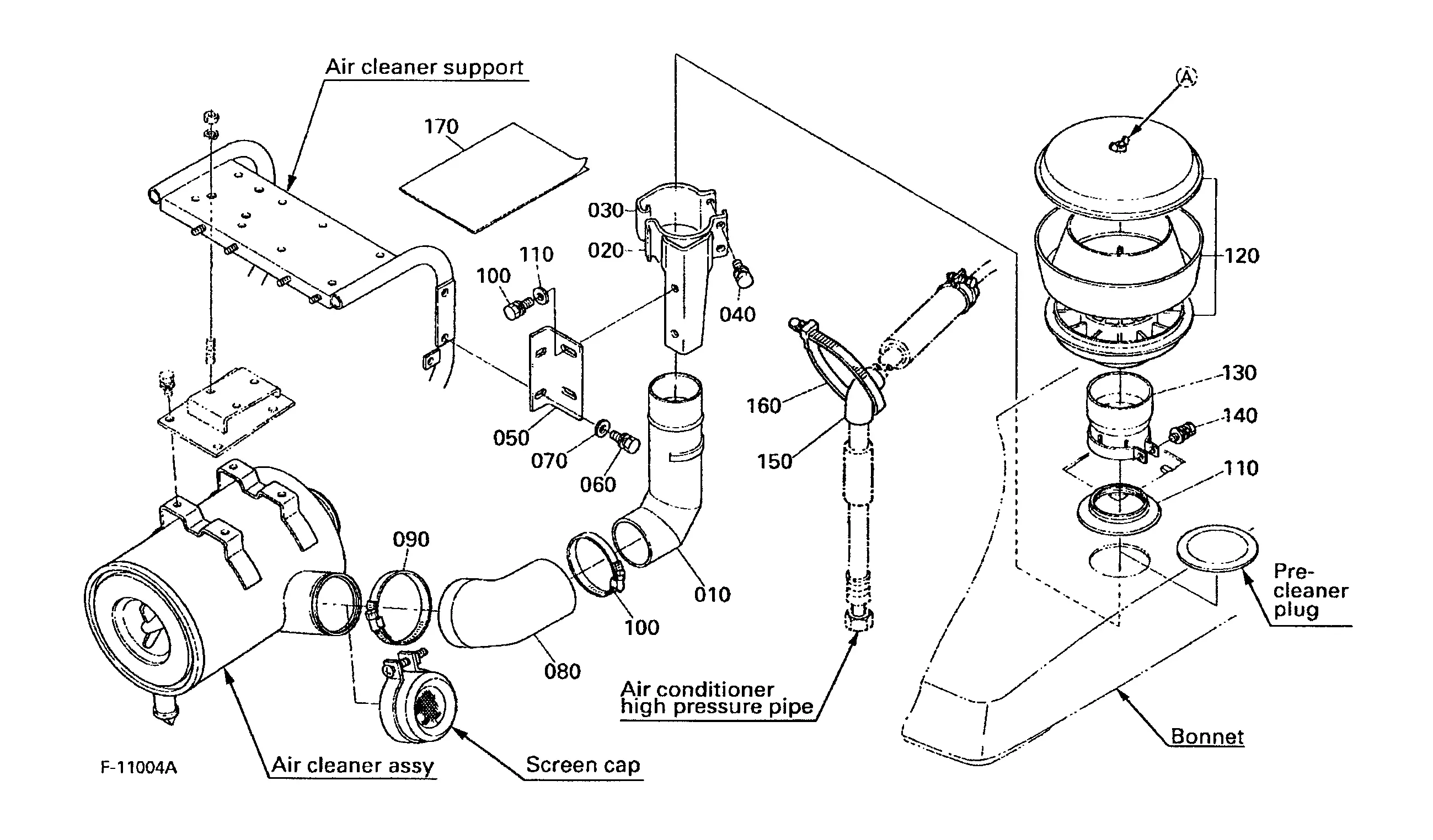 Kubota M9264 (PRECLEANER KIT) Parts Diagrams