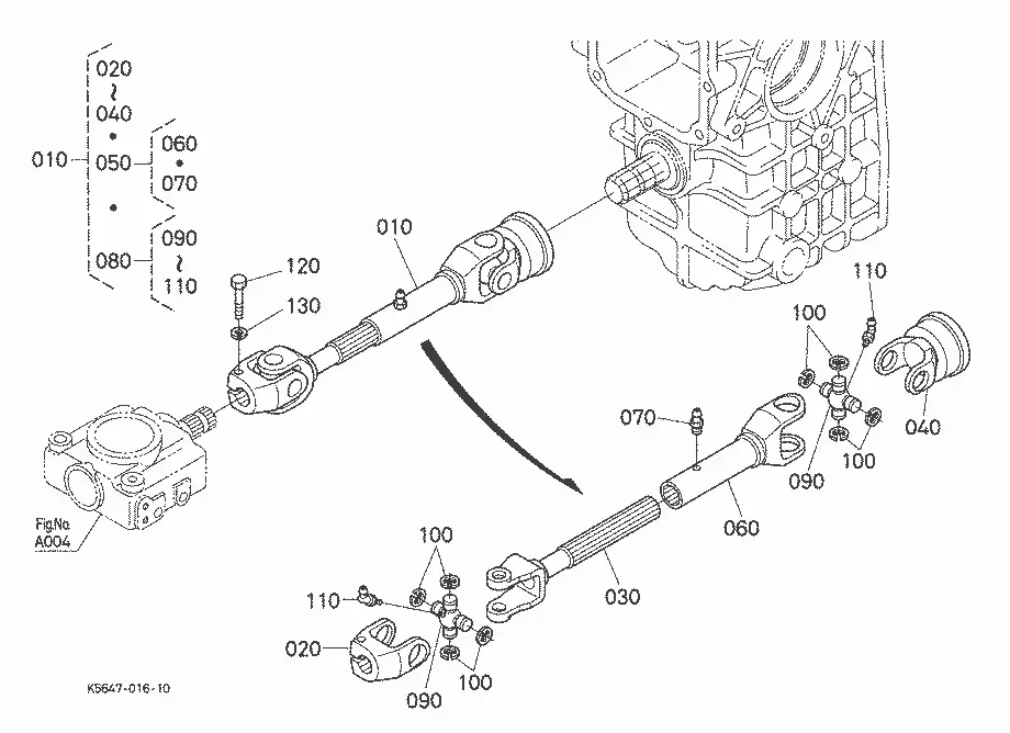 Kubota RCK60P-21Z (REPL MWR 60" SIDE DISCHARGE) Parts Diagrams