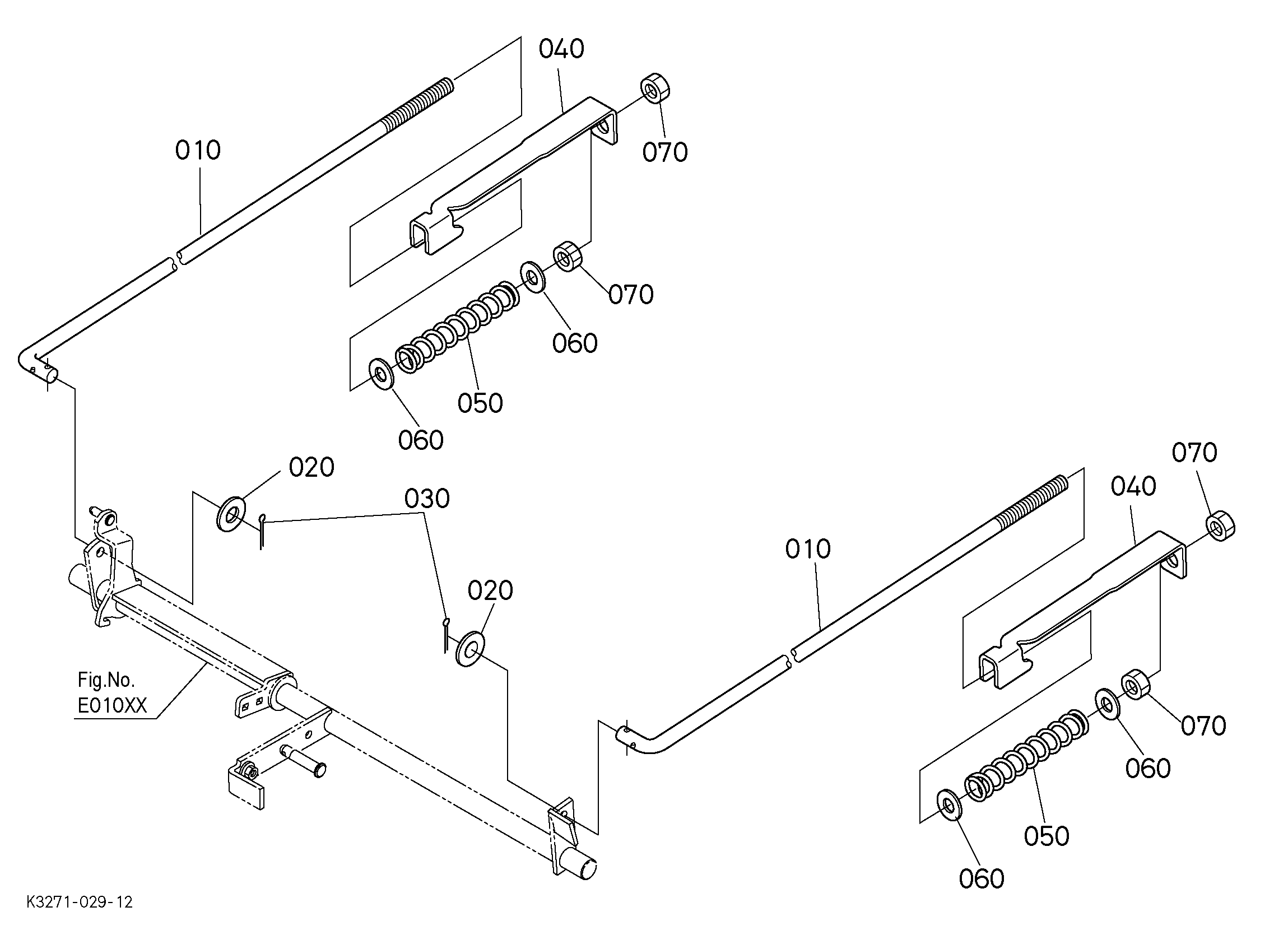 Kubota ZG222 (Commercial deck / -2010) Parts Diagrams