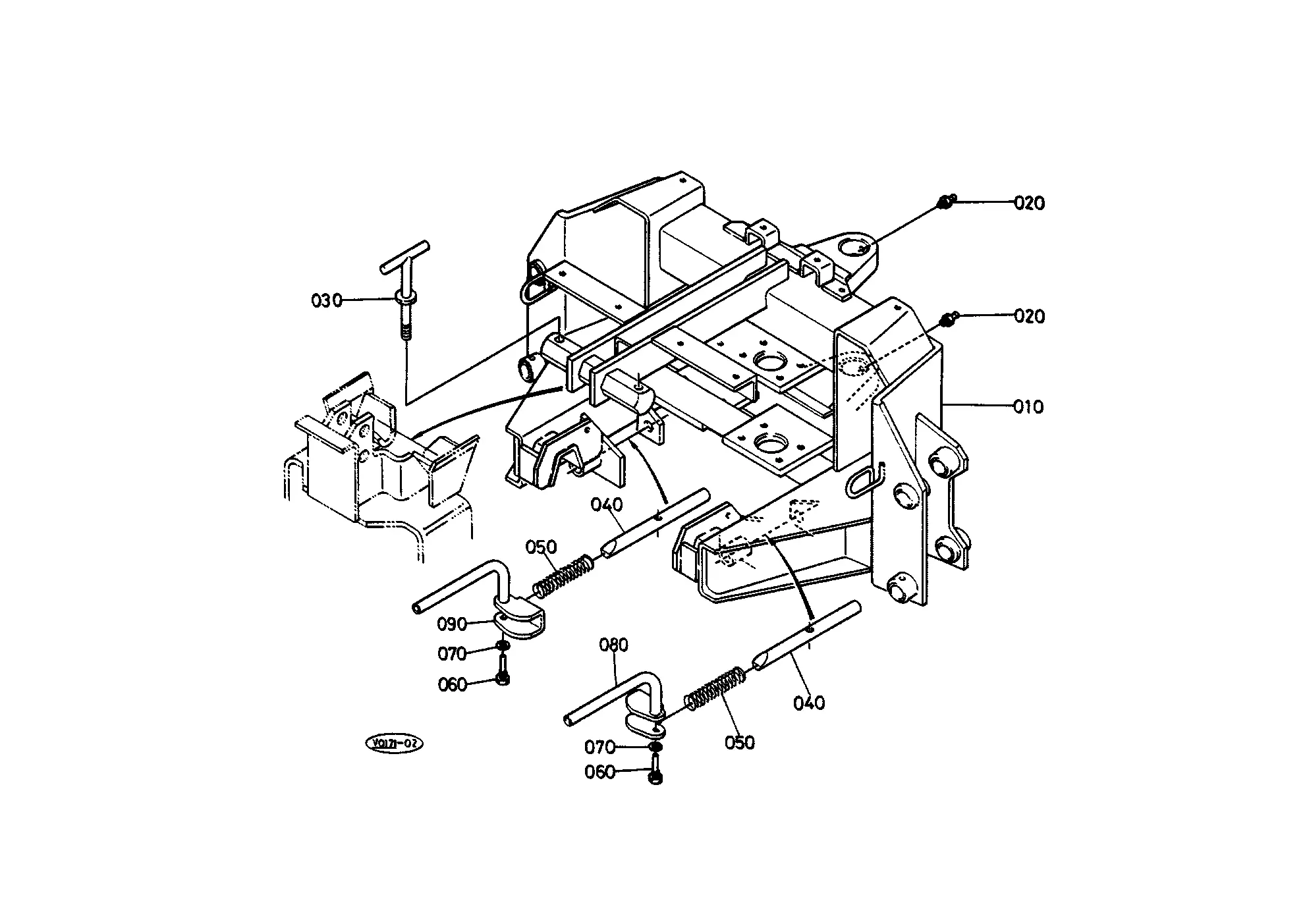 Kubota BT650(B20) (BACKHOE) Parts Diagrams