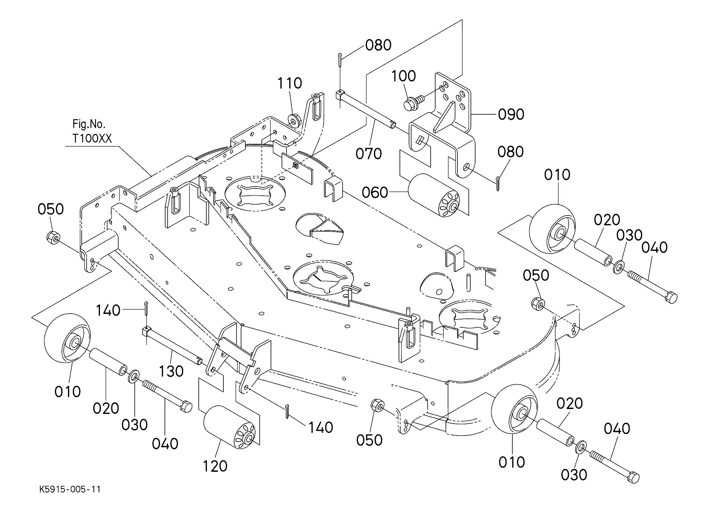 Kubota RCK48P-1000Z Parts Diagrams