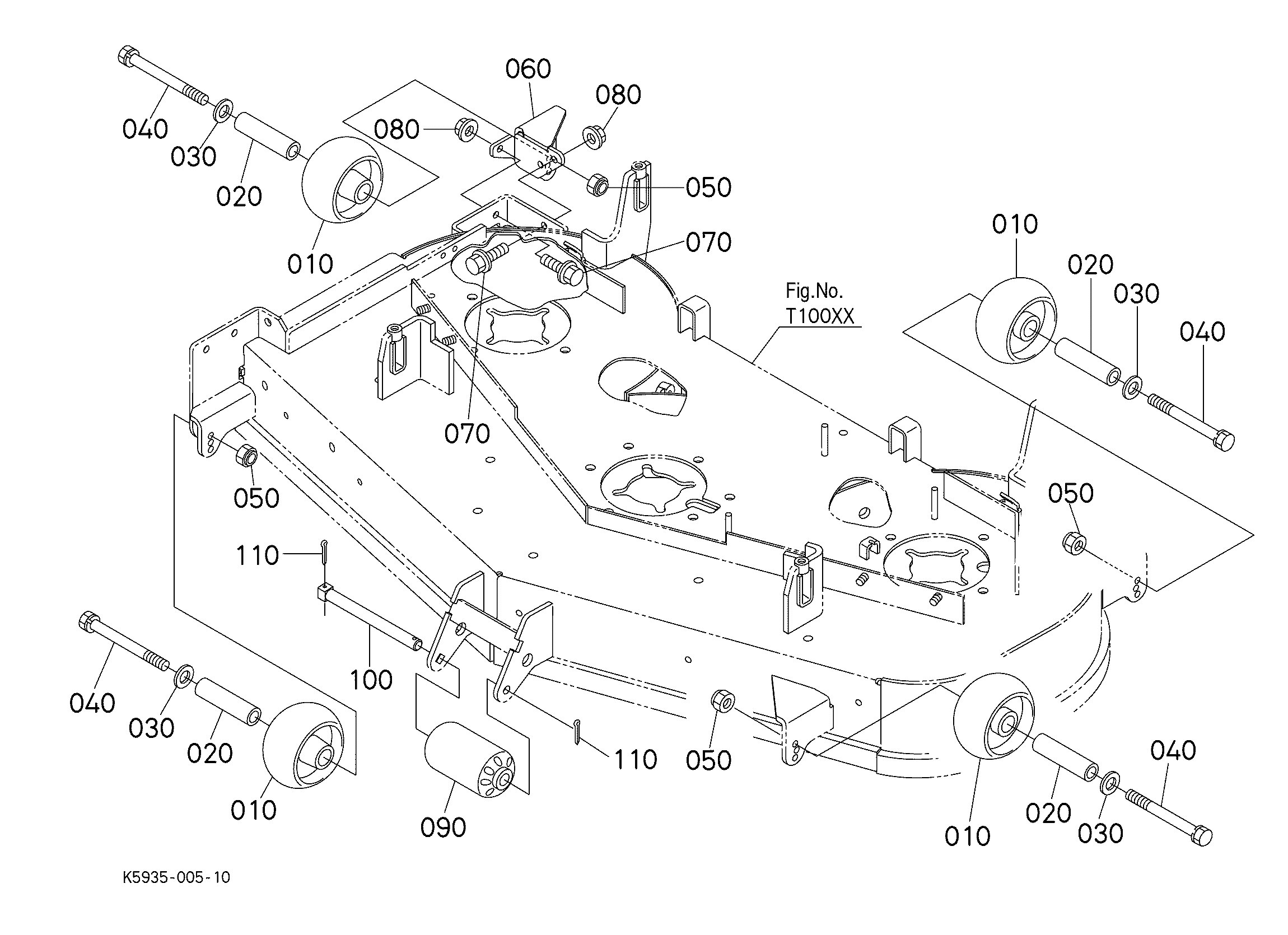Kubota RCK54P-1000Z Parts Diagrams