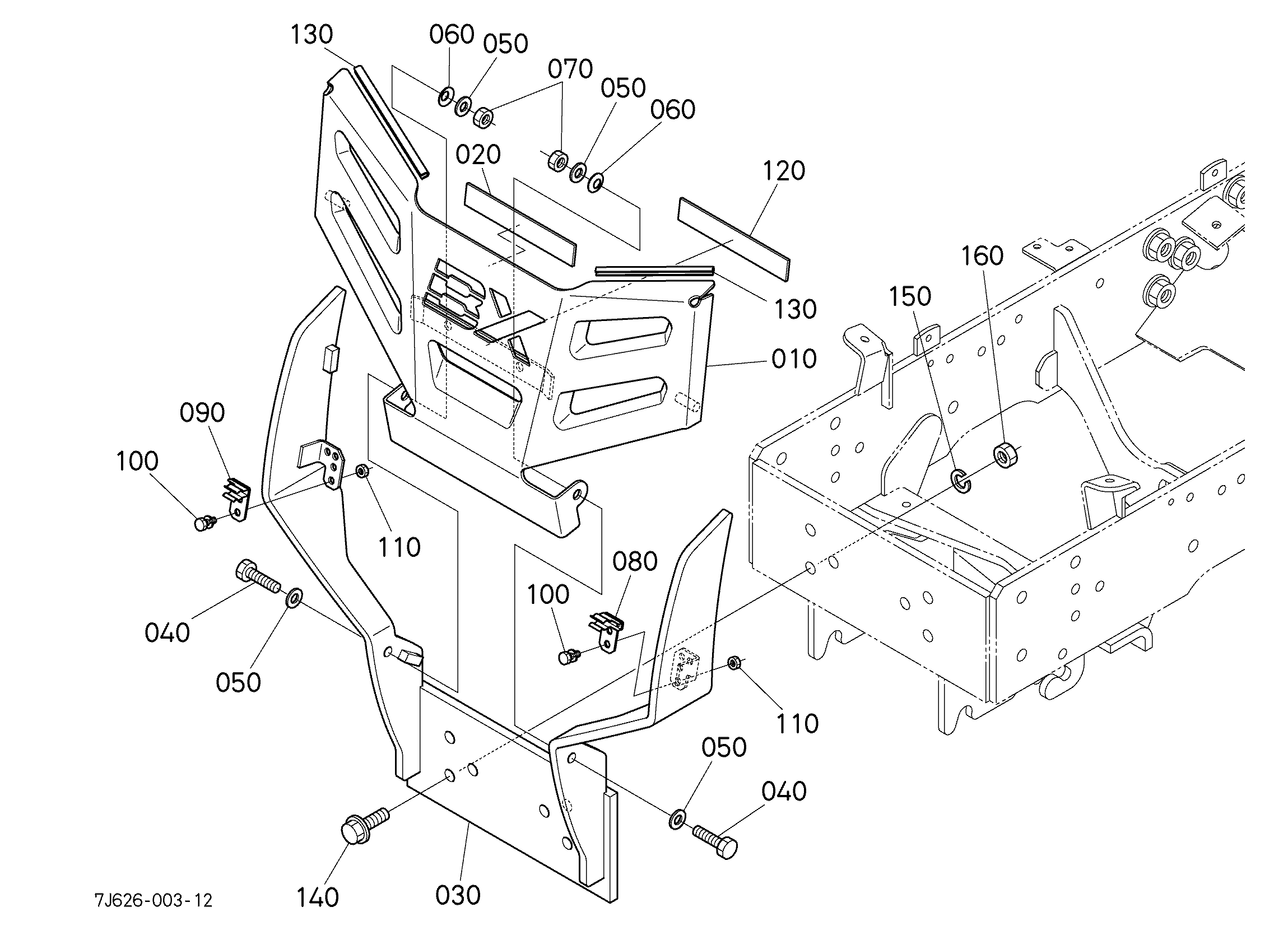 Kubota LA344 Parts Diagrams