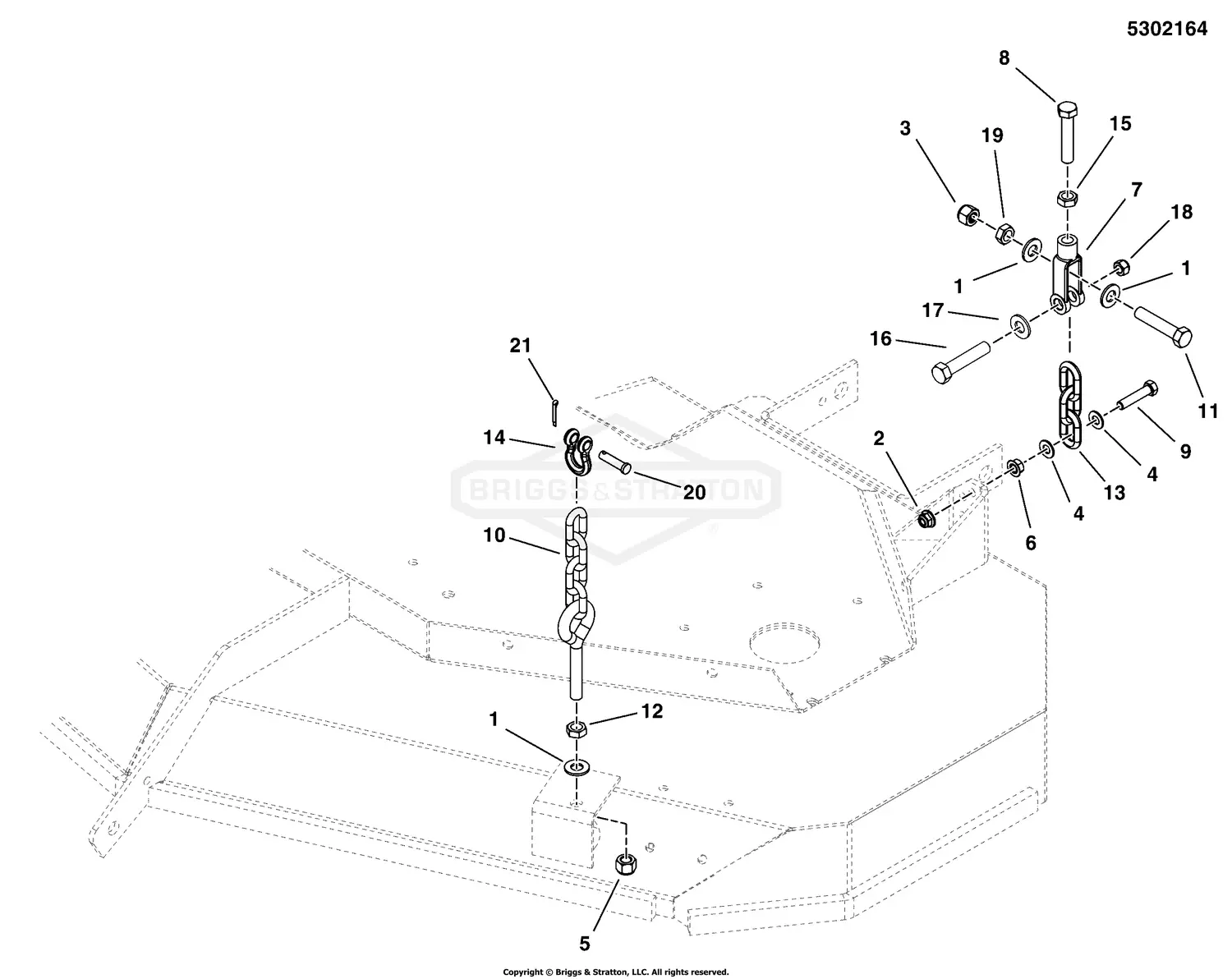 Ferris 5901010 - 72" iCD Mower Deck - Export (5100/72CE) Parts Diagrams