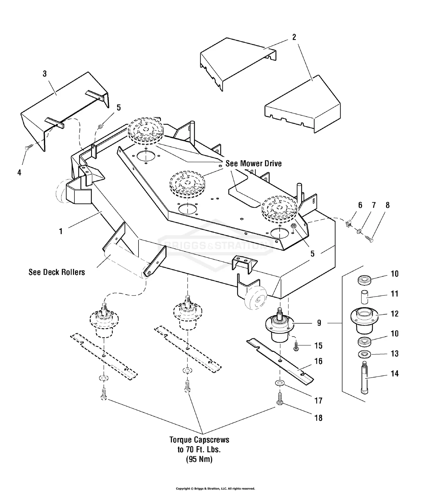 Ferris 5901051 - IS1000Z Series w/ 52" Mower Deck (S/N: 2530 & below ...