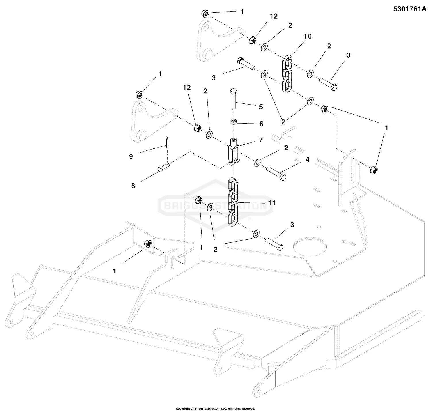 Ferris 5901652 - F210Z Series w/ 61" iCD Mower Deck (F210ZKAV2661 CAL ...