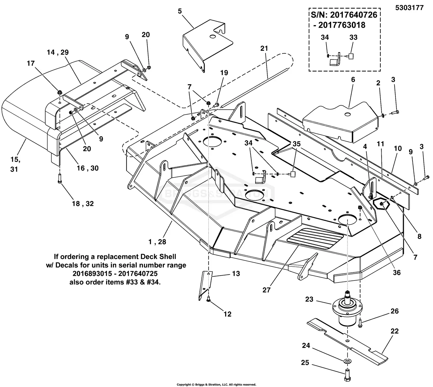 Ferris 5901214 - IS700Z Series w/ 52" Side Discharge iCD Mower Deck ...