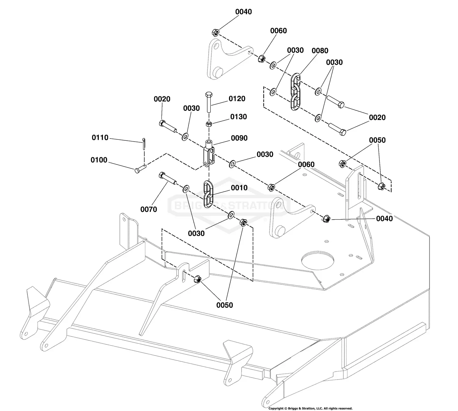Ferris 5901700 - IS600Z Series w/ 52" Side Discharge Flat-Nosed Mower ...