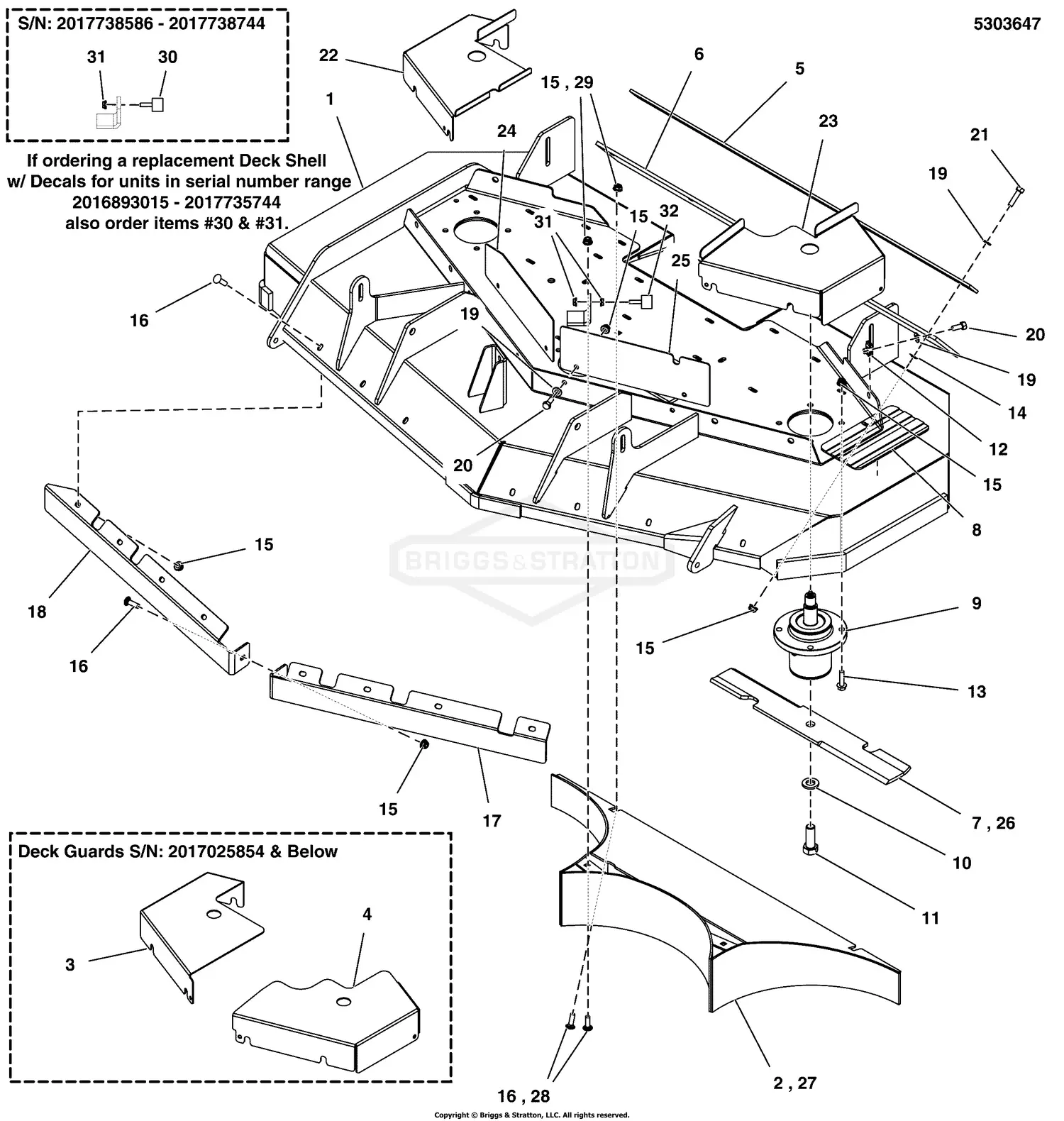 Ferris 5901310 - IS700Z Series w/ 52" Rear Discharge iCD Mower Deck ...