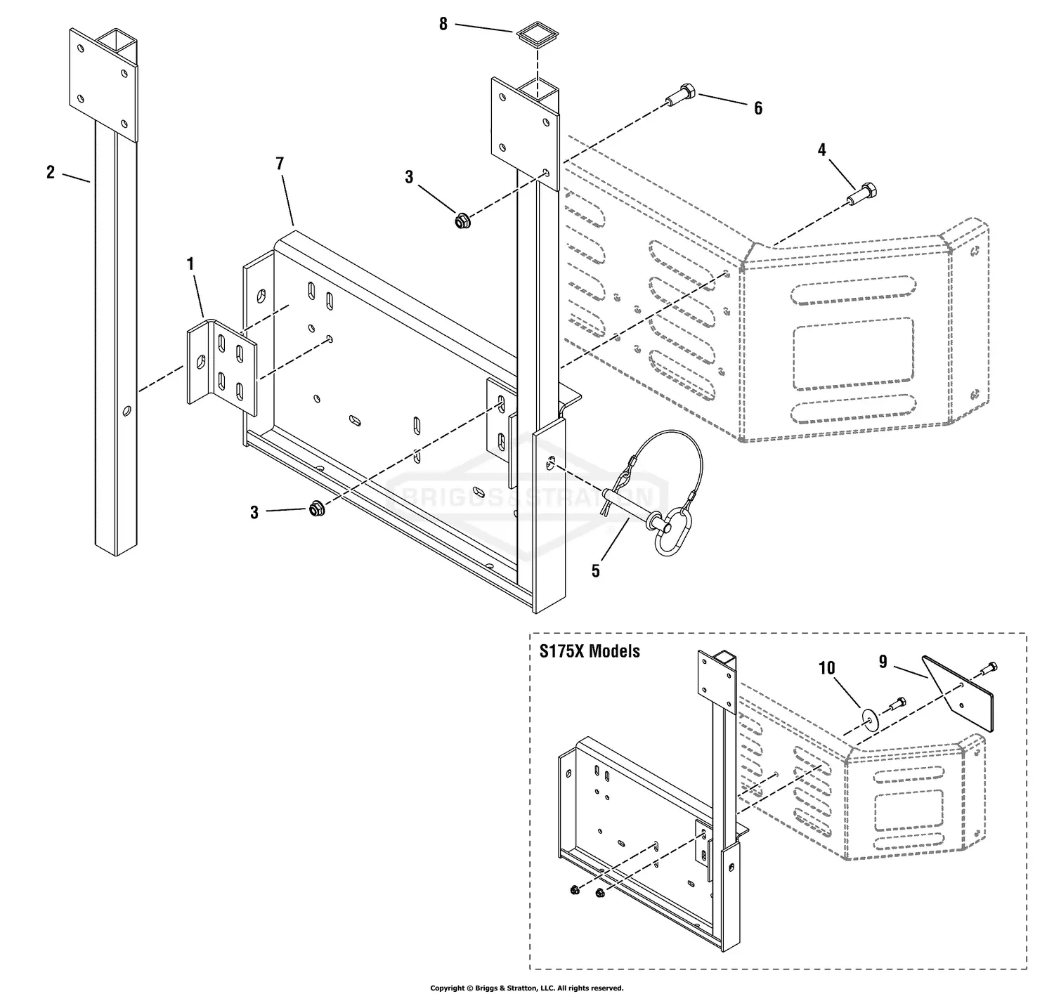 Ferris 5600347 - 61" iCD FAST-Vac; 3-Bag Soft Top System (125XT/150XT ...