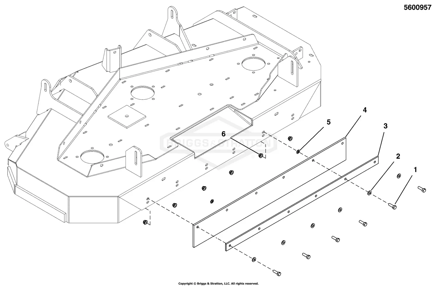 Ferris 5600957 - Striping Kit, 52 iCD Deck Parts Diagrams