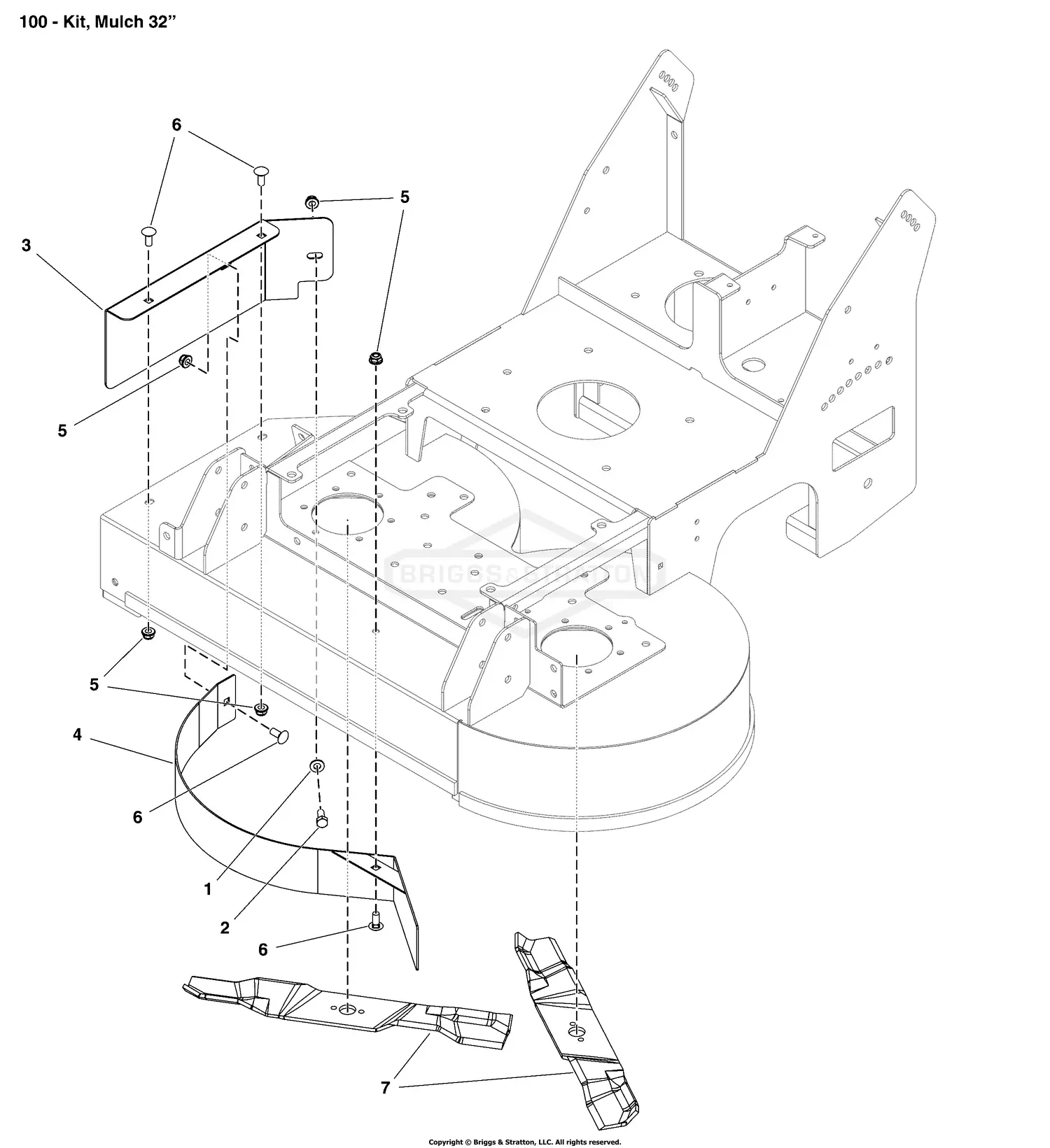 Ferris 5601157 - Mulch Kit for W15 Walk Behind w/ 32" Deck Parts Diagrams