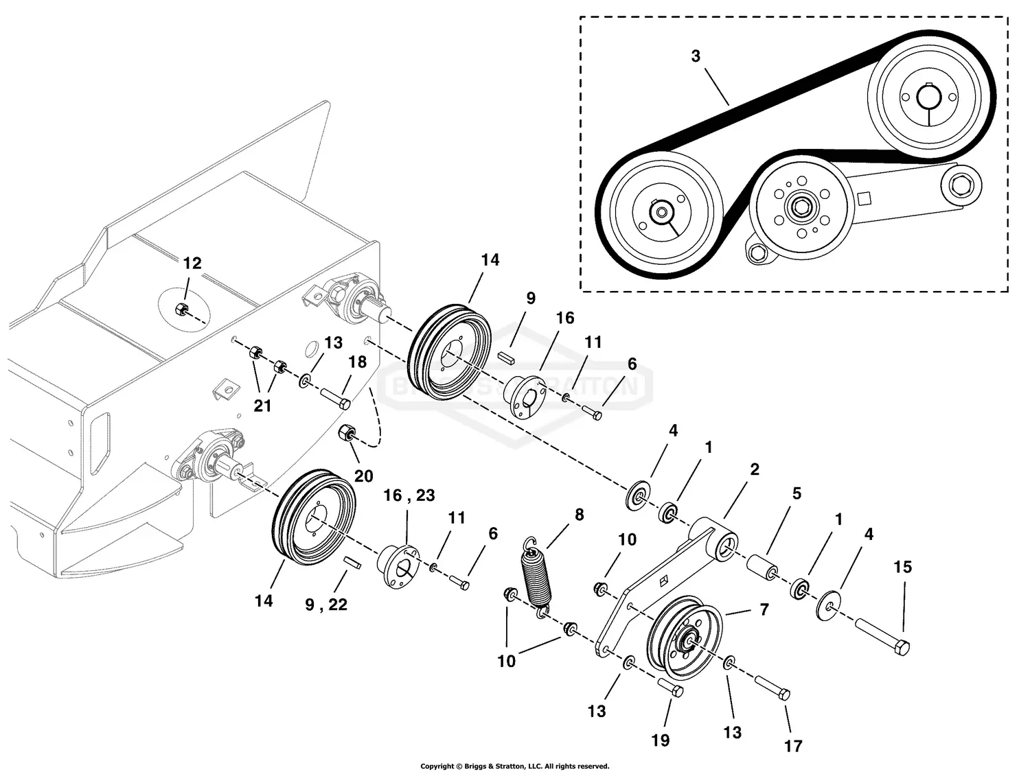 Ferris 5901453 - FM Series w/ 48" Rotor (FM35BV2648CE) Parts Diagrams