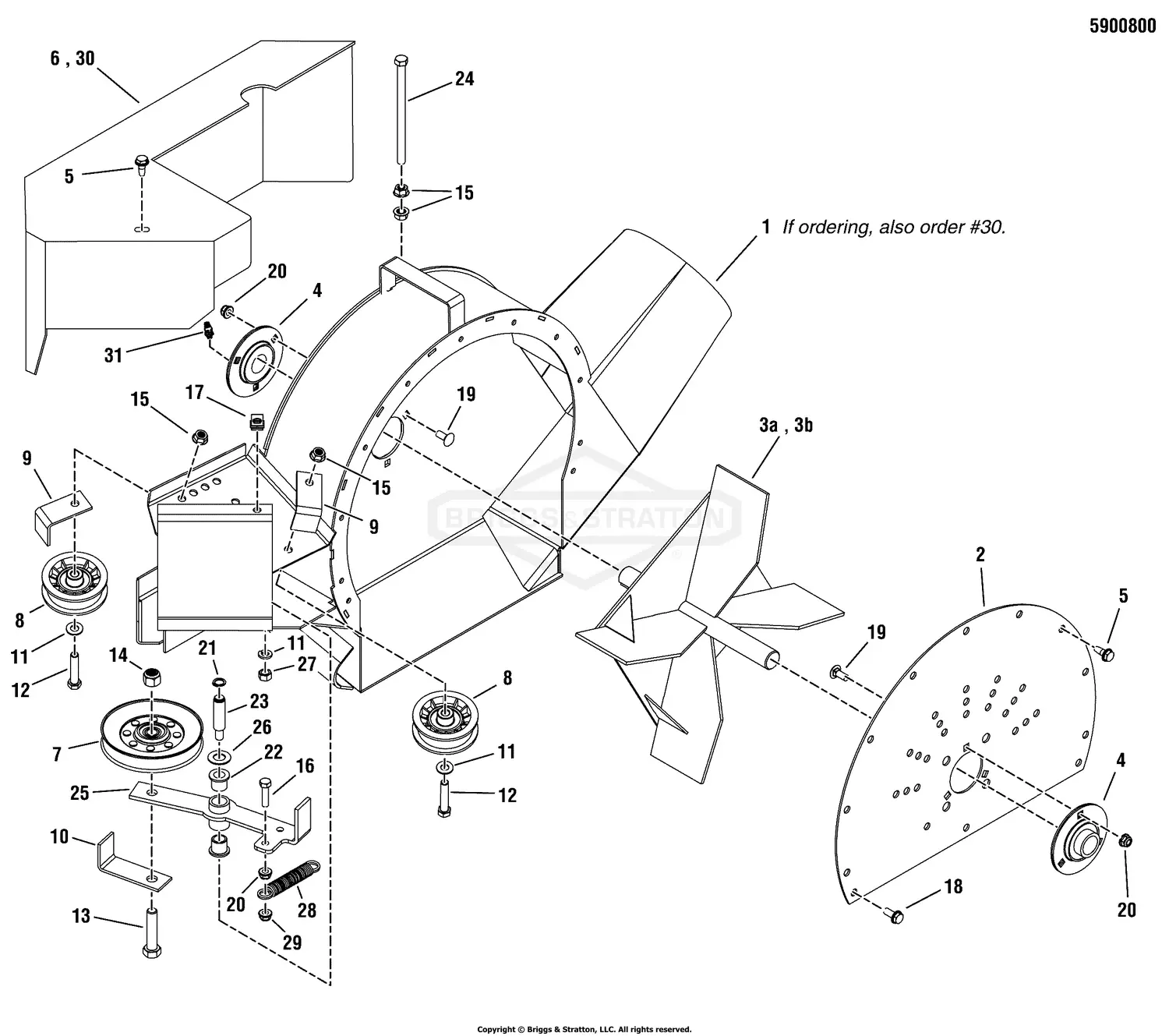 Ferris 5600758 - 52" EZ Dump 12 cu. ft. Hopper (IS2100Z) Parts Diagrams