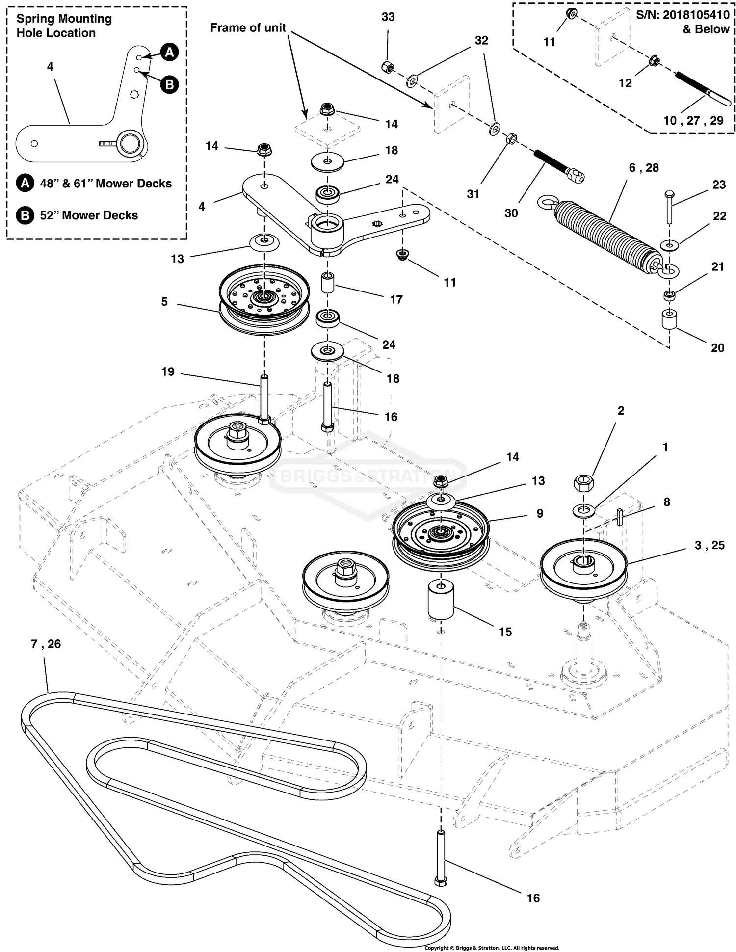 Ferris 5901679 - SRS Z2 Series w/ 61 Mower Deck (SRSZ2KAVE2661) Parts ...