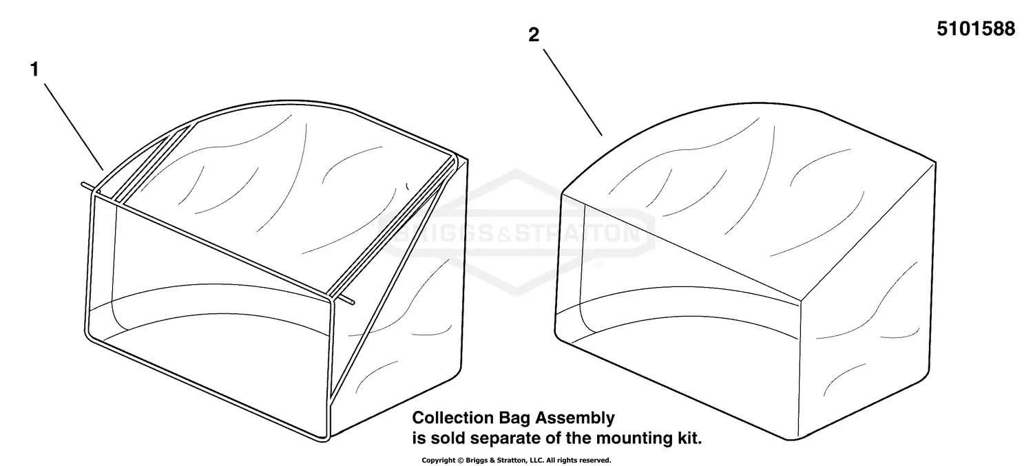 Ferris 5600881 - KIT, BAGGER, MNT, 48, SW20 Parts Diagrams