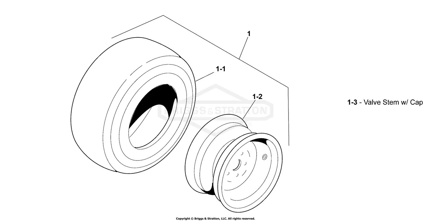 Ferris 5109061 - Tire, Debris Blower, Pavement Tire 20.5 X 8.0-10 Parts ...
