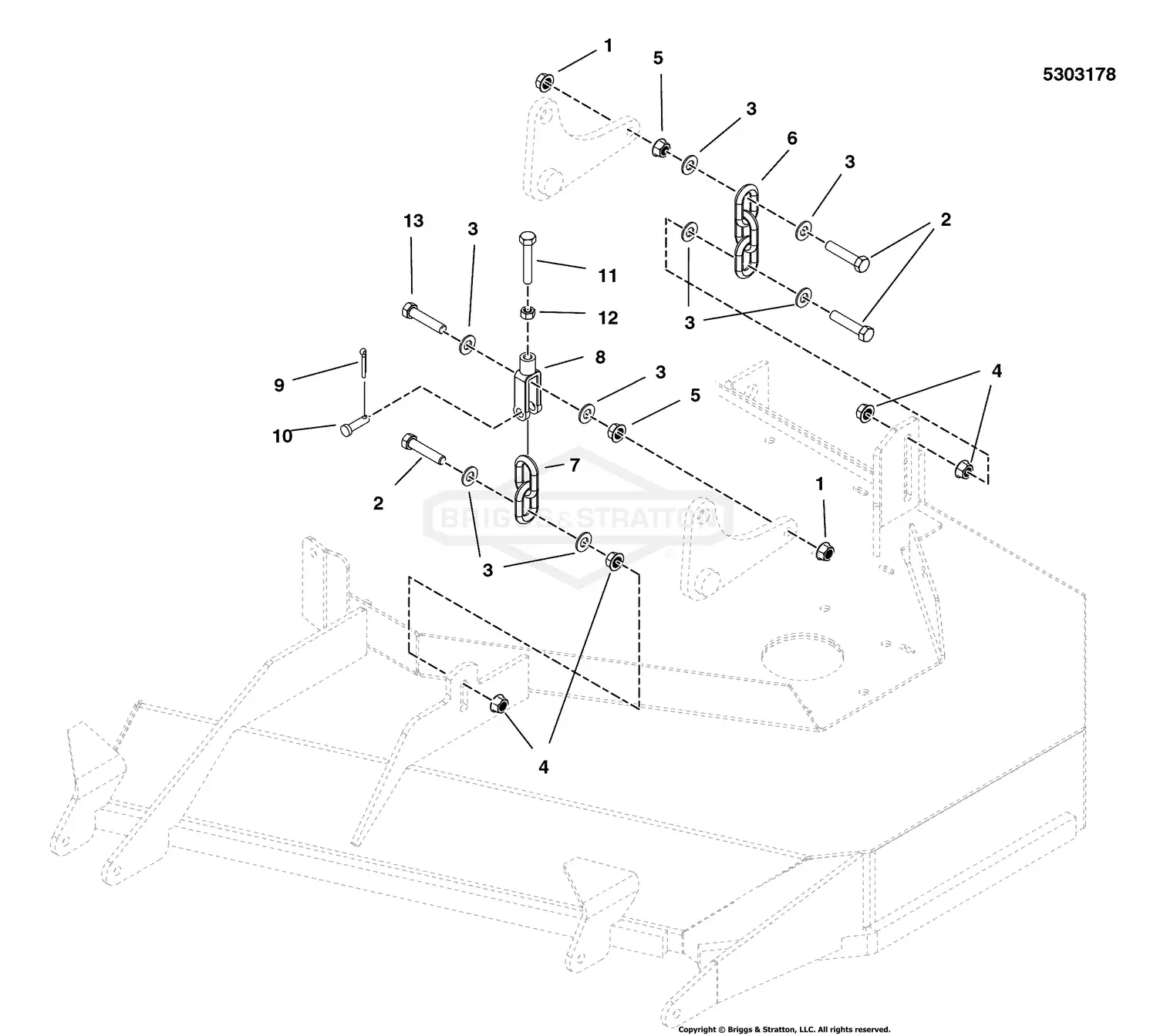 Ferris 5902061 - IS700Z Series w/ 60" Side Discharge iCD Mower Deck ...