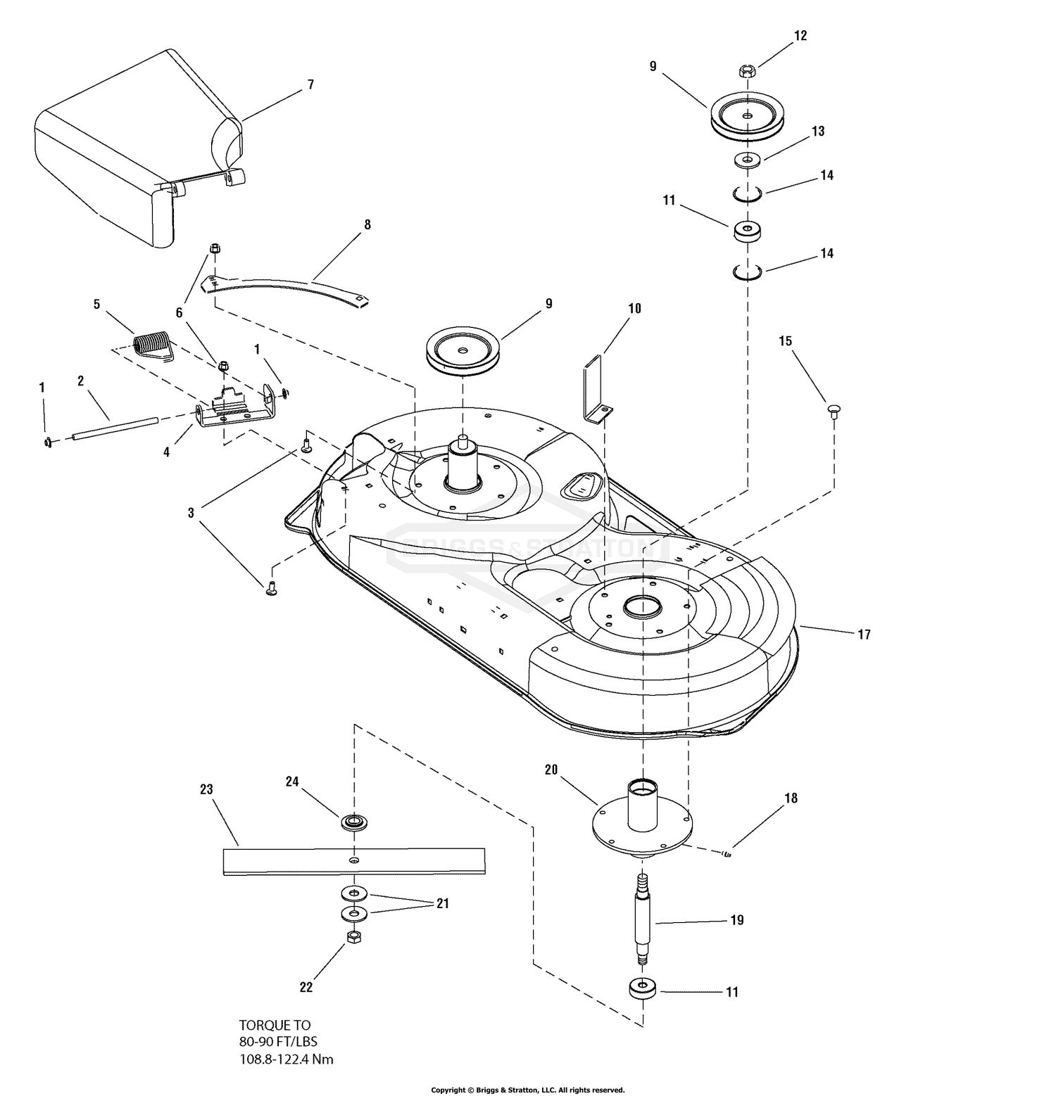 Snapper 2690872 - LT23420, 42" 23HP Lawn Tractor LT125 Series Parts Diagrams