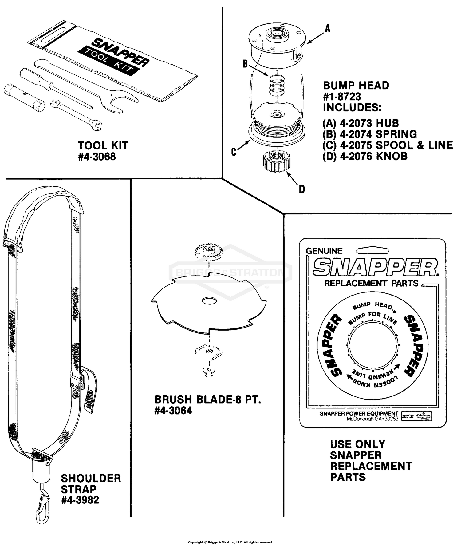 Snapper 84031 - 310, 31cc Straight Shaft Trimmer Series 0 Parts Diagrams