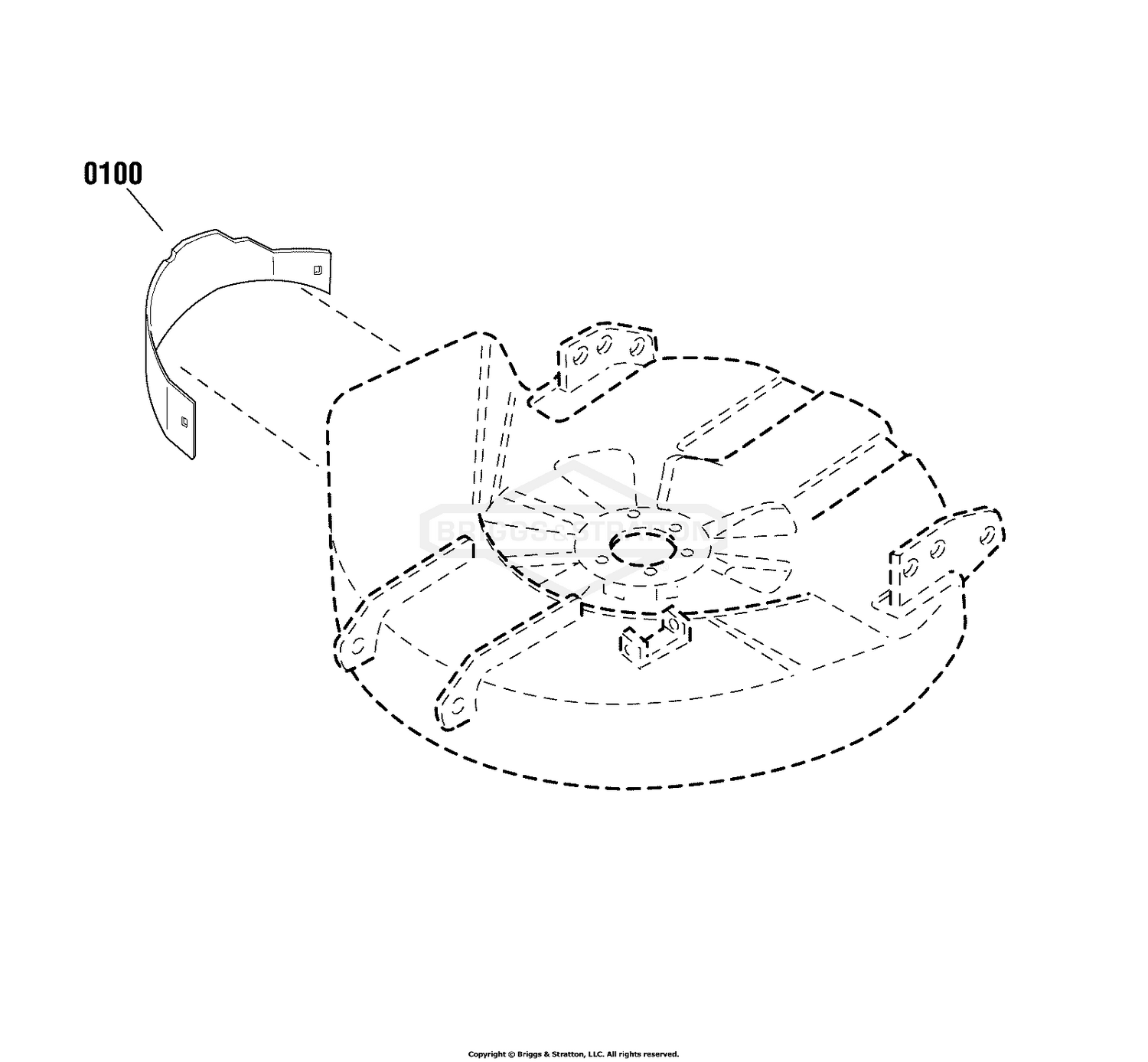 Snapper 1709282 - Discharge Cover Plate, 30" Parts Diagrams