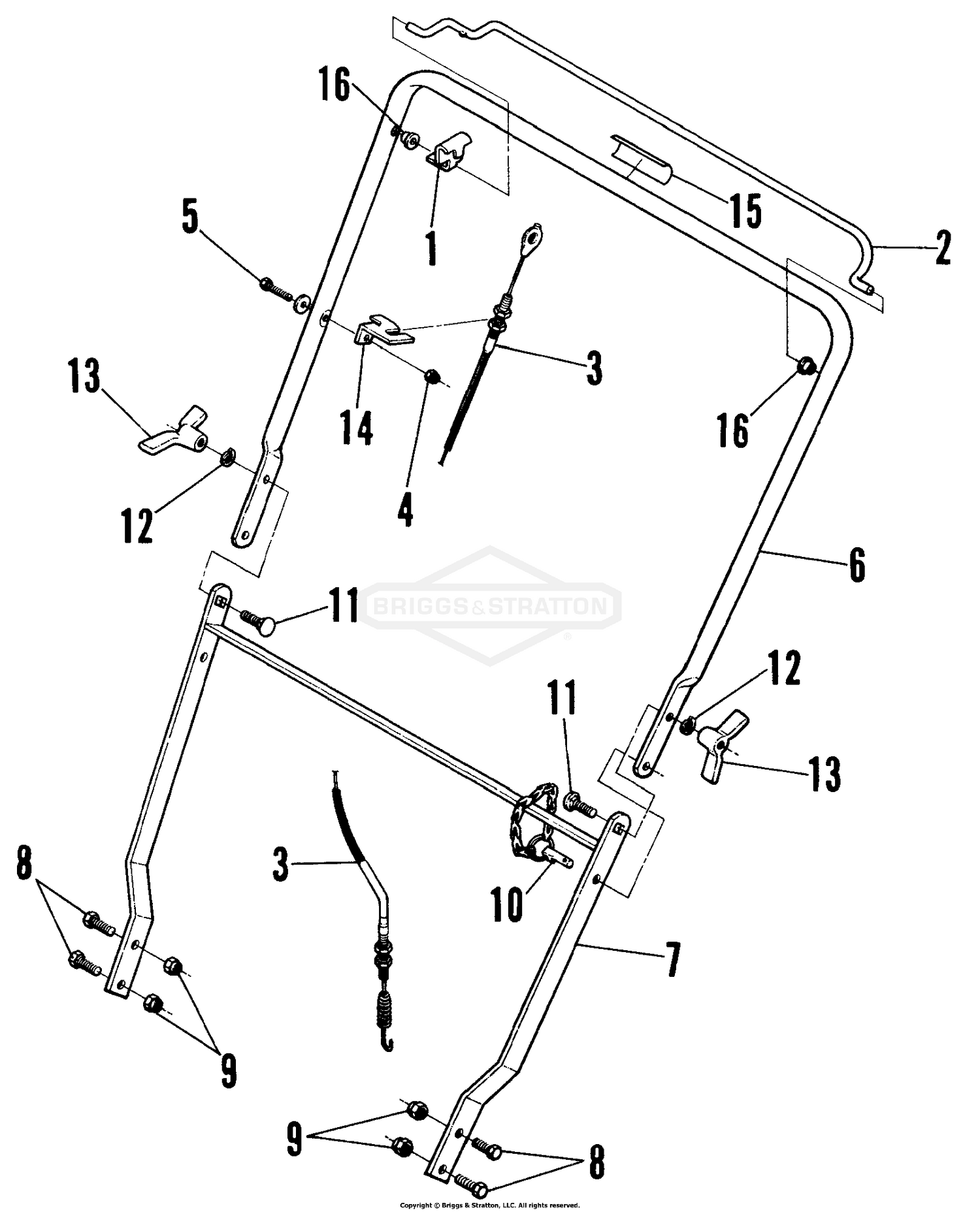 Snapper 88810 - PR5001, 17" 5 HP Power Rake Series 1 Parts Diagrams