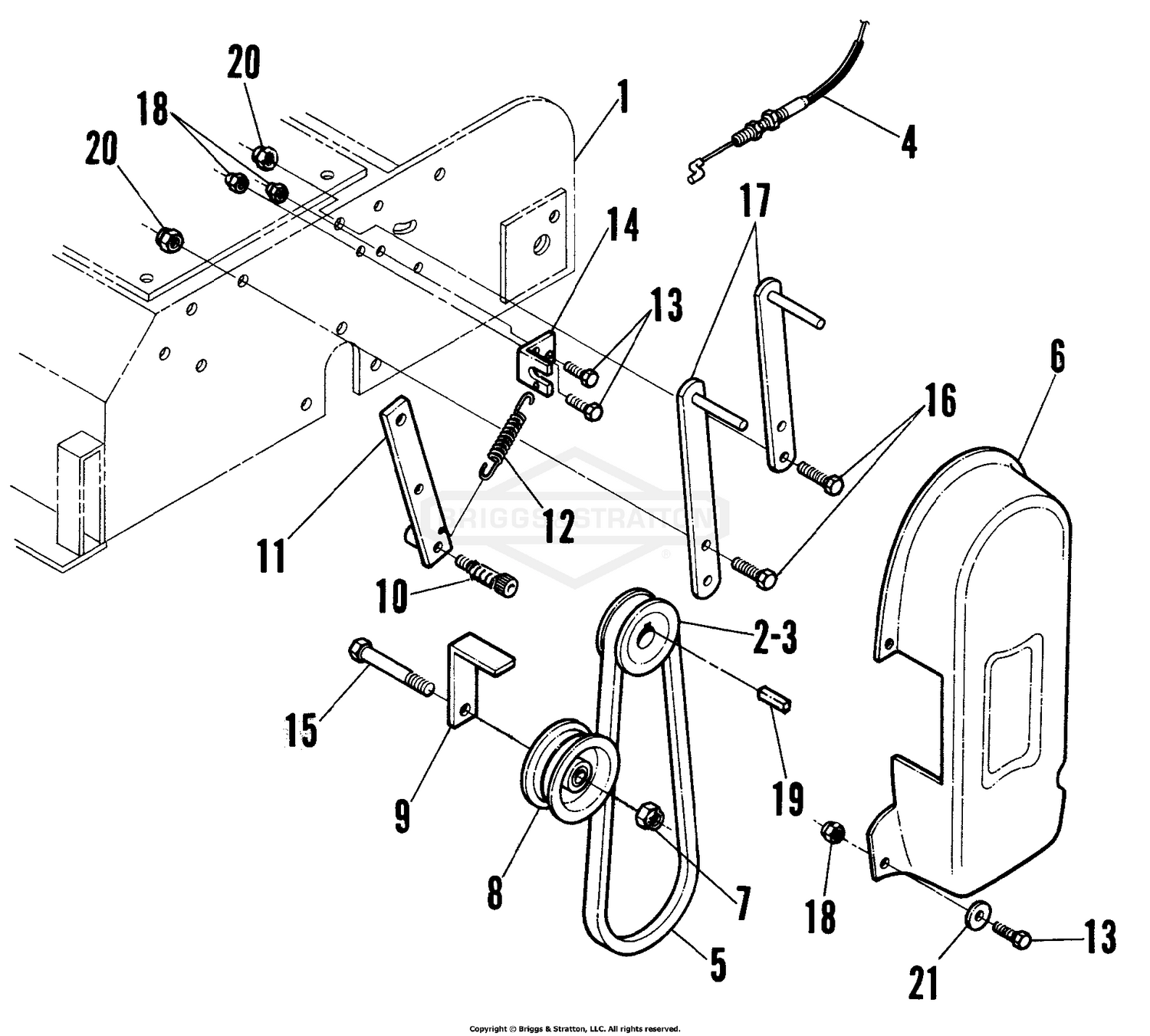 Snapper 88840 - PR3001, 17" 3 HP Power Rake Series 1 Parts Diagrams