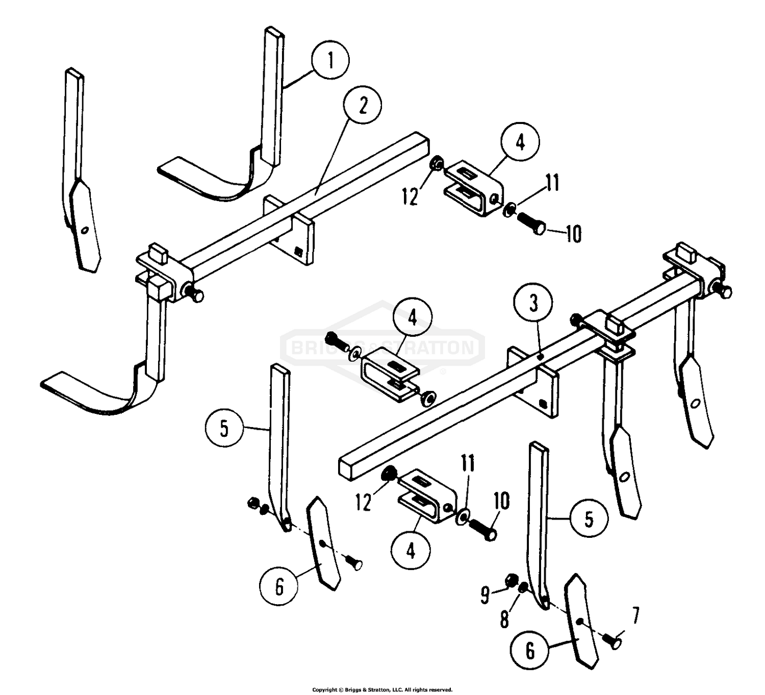 Snapper 85228 - RT8, 8HP Large Frame Rear Tine Tiller Series 2 Parts ...