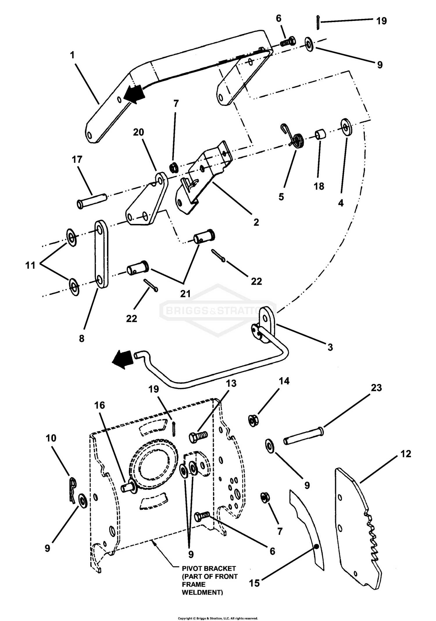 Snapper 84889 - YZ20484BVE, 48" 18 HP ZTR Yard Cruiser Series 4 Parts ...