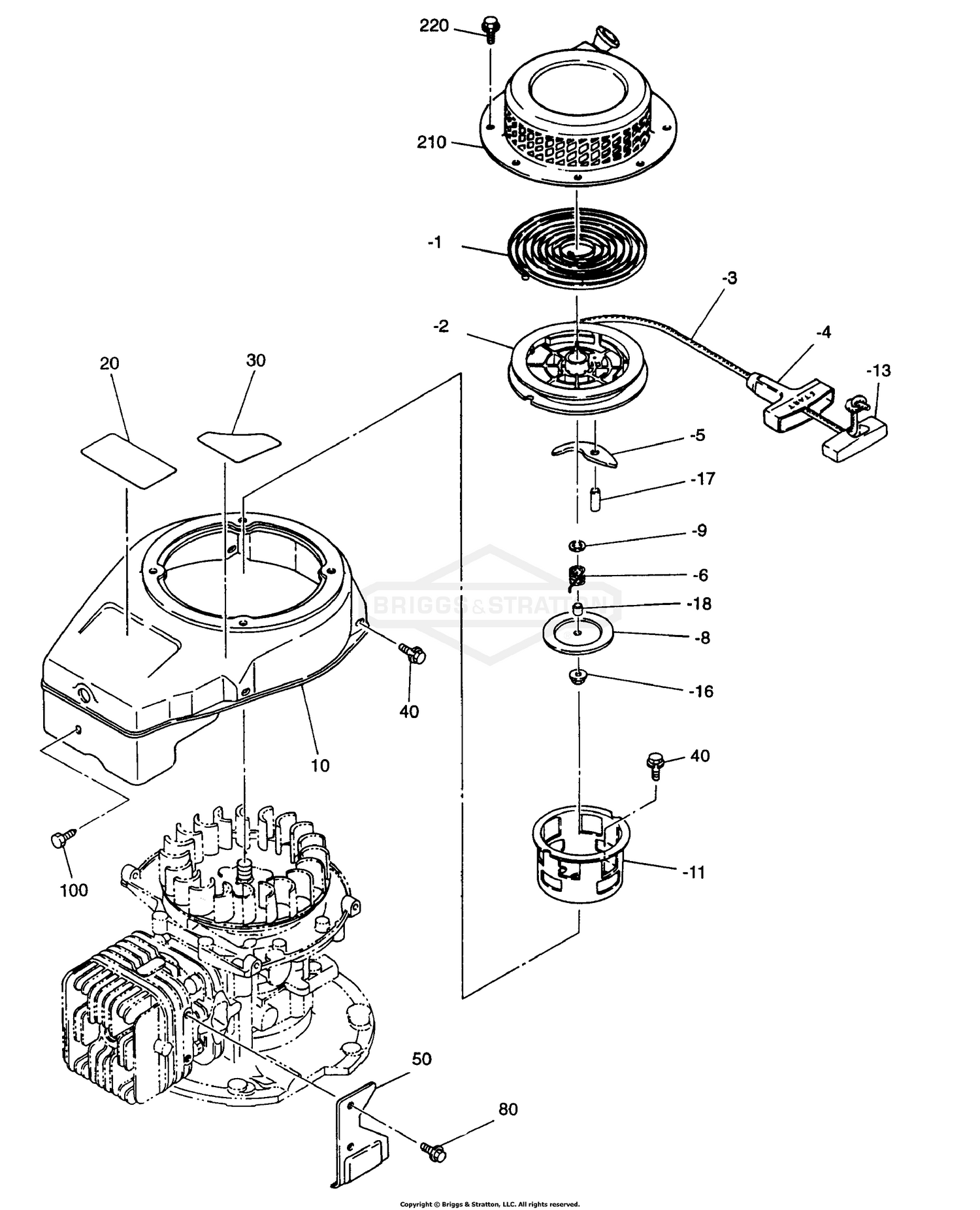 Snapper 41272 - EC13V, 4 HP 2 Cycle Robin Engine Parts Diagrams