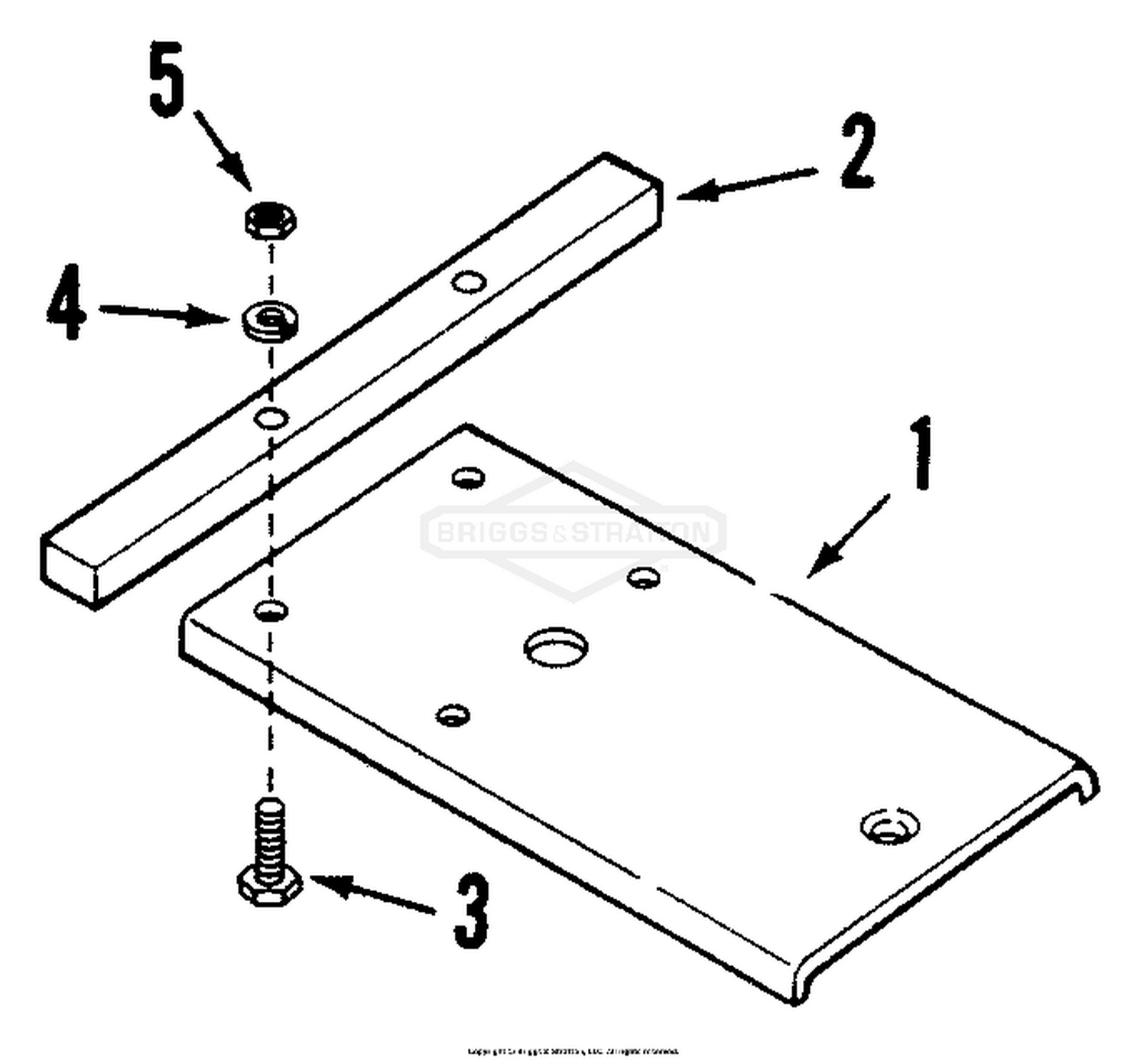 Snapper 7060711 - Draw Bar Extension Parts Diagrams