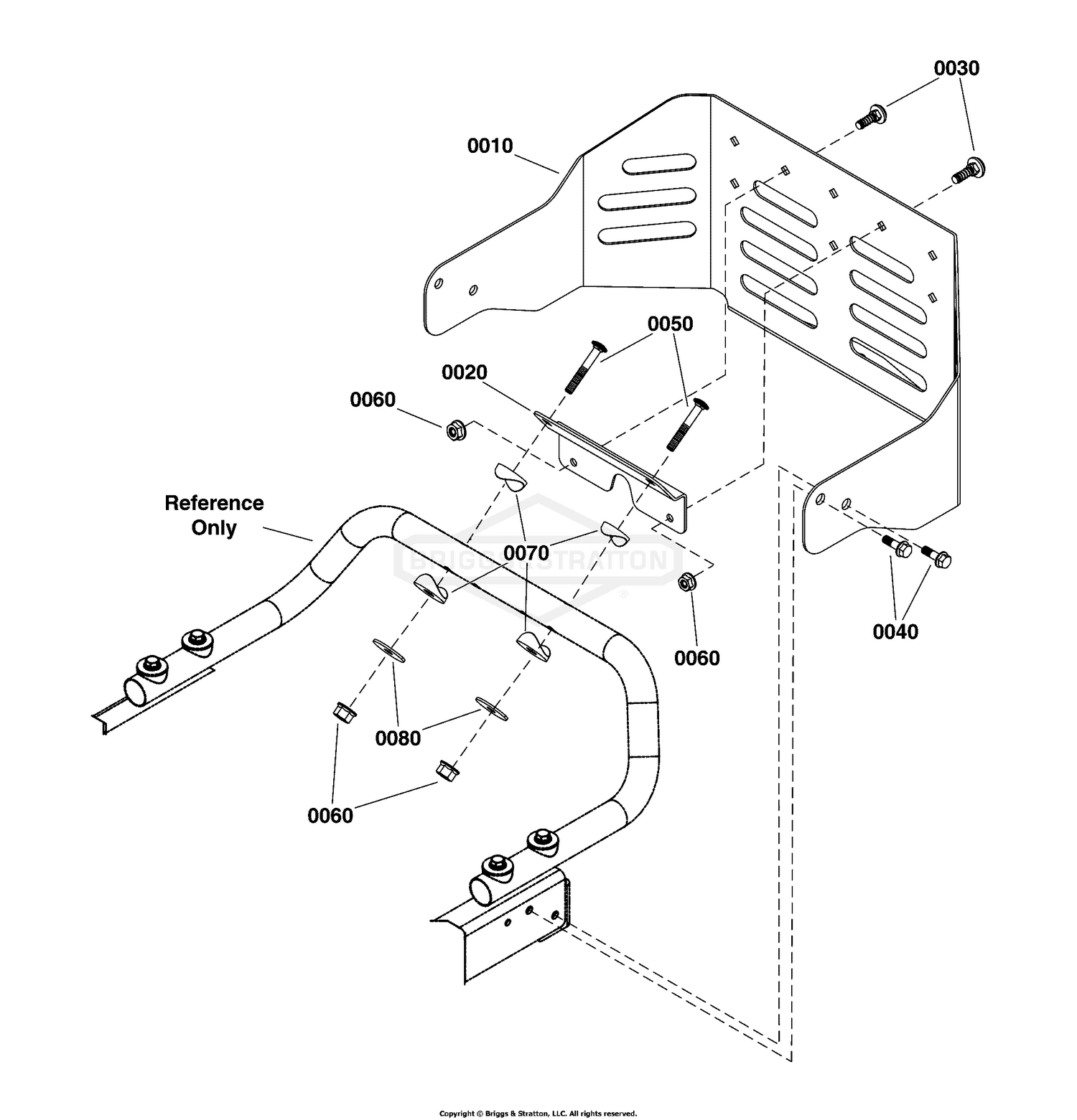 Snapper 1697106-00 - Grass Catcher Mounting Kit Parts Diagrams