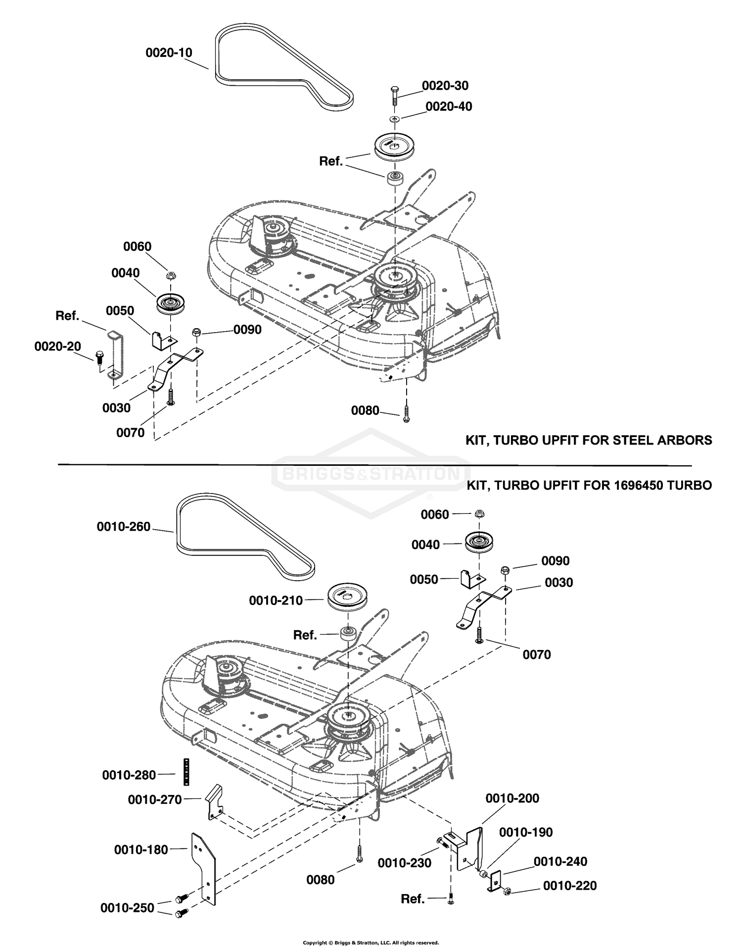 Snapper 1696781-02 - Turbo Spacer Kit, 38" Parts Diagrams