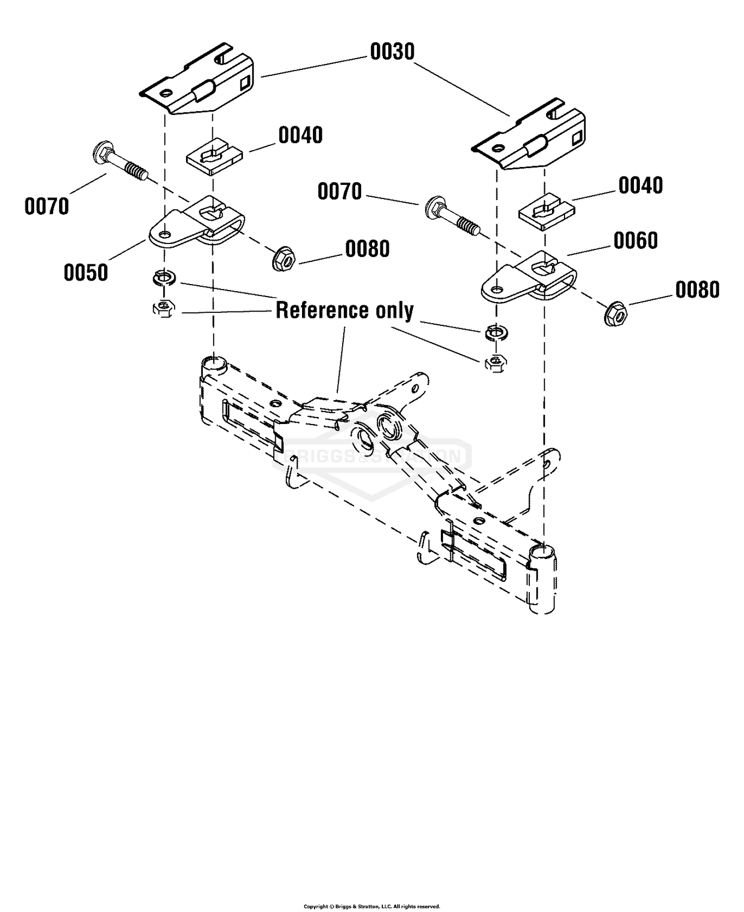 Snapper 770008 - Steering Arm Replacement Kit, RER Parts Diagrams