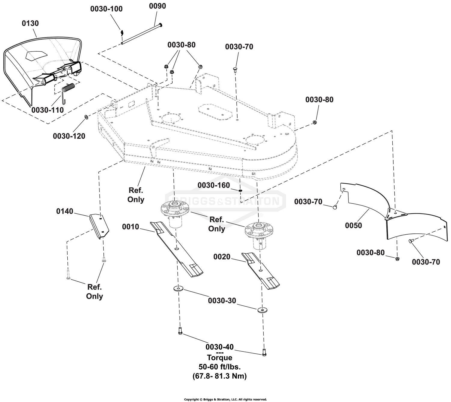 Snapper 1697523-00 - 36" (91cm) Mower Deck - Side Discharge ...