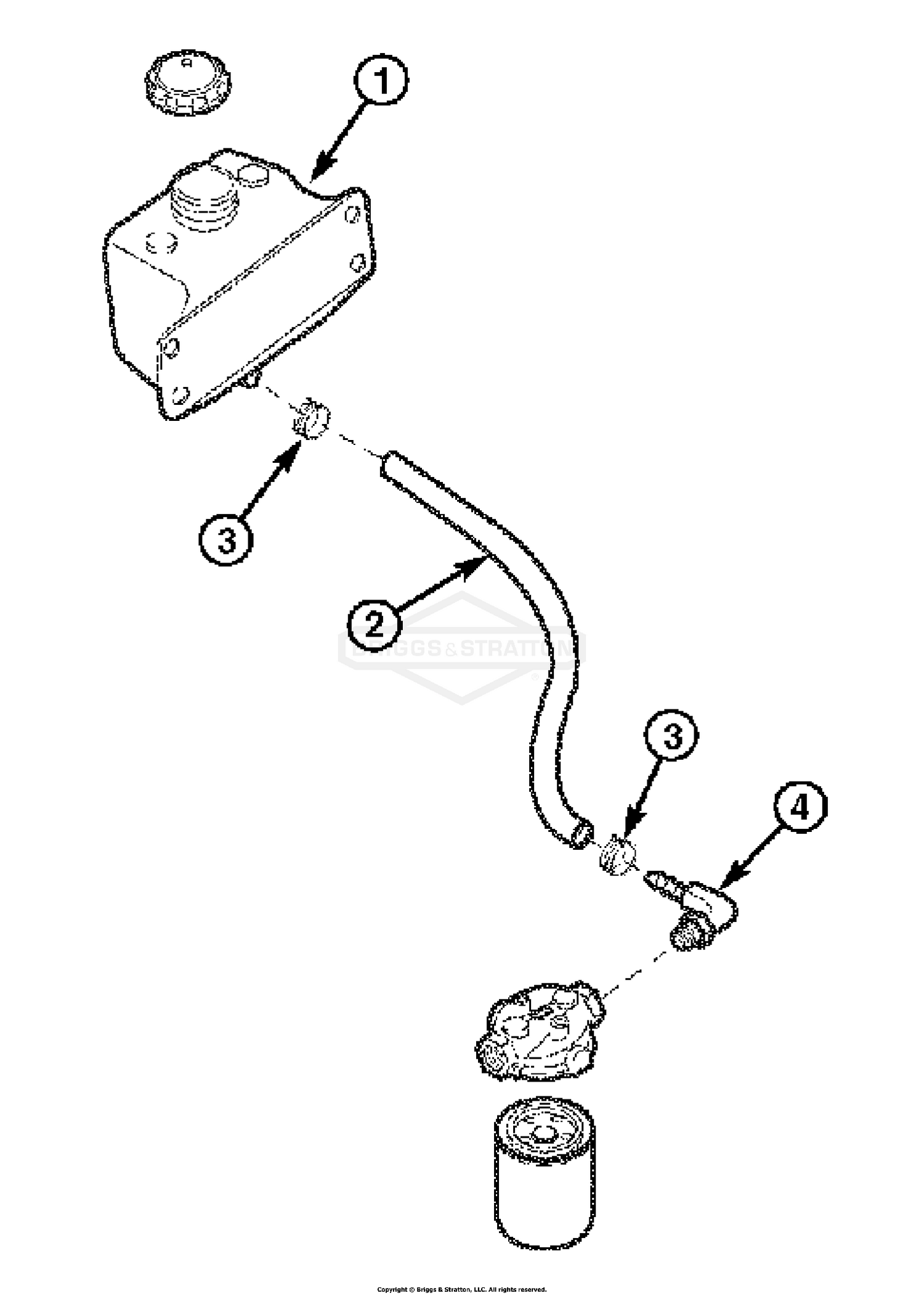 Snapper Pro 5061257 - KIT, Hydraulic Tank Replacement Kit (ZT) Parts ...