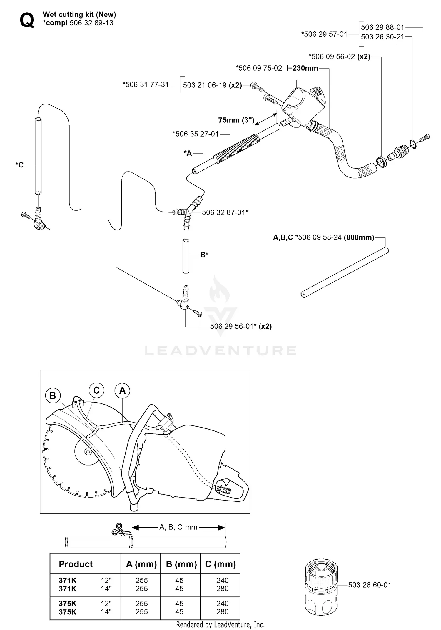 Husqvarna 375K (2005-05) Parts Diagrams