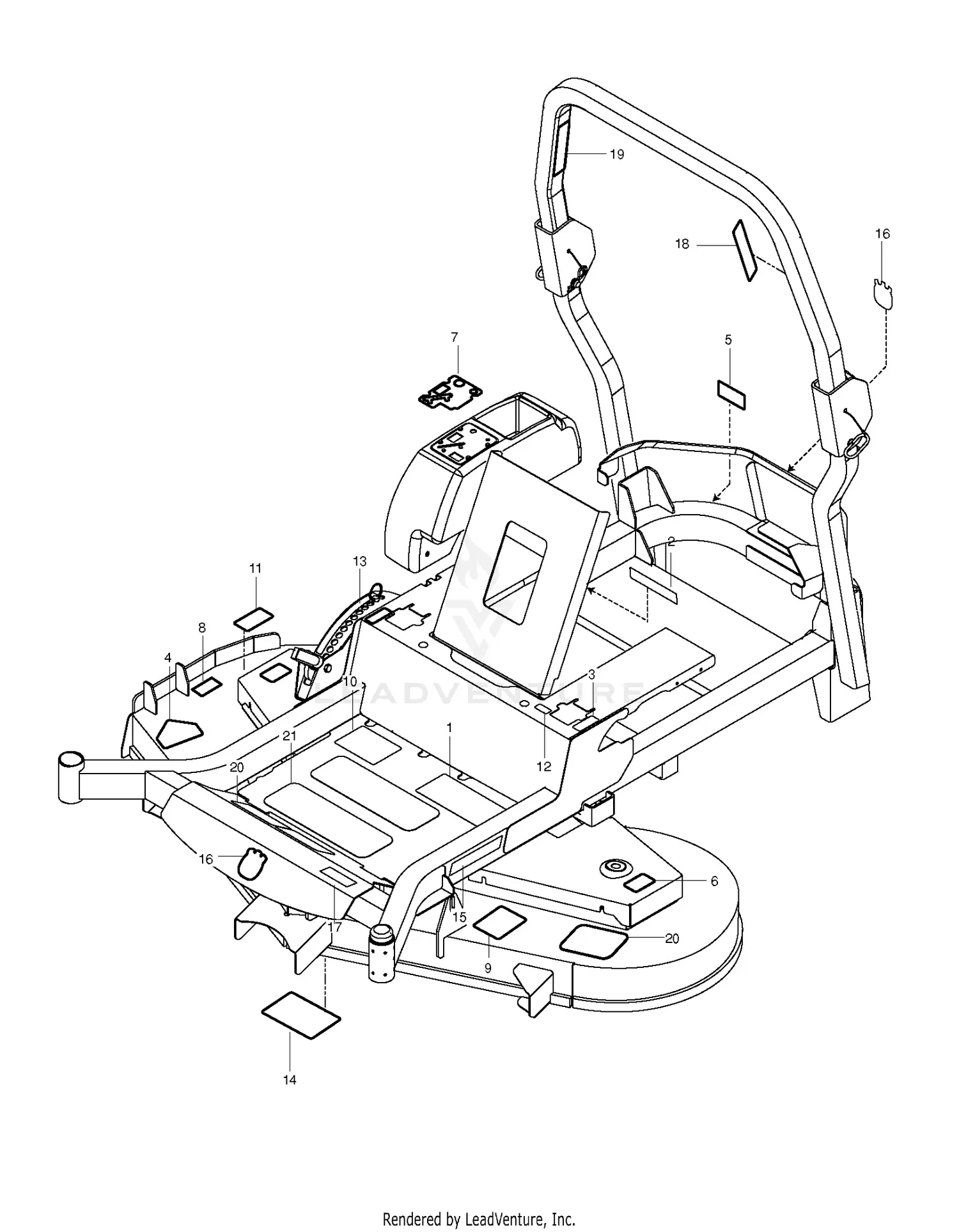 Husqvarna M-ZT 61 - 967177008-01 (2016-11) Parts Diagrams