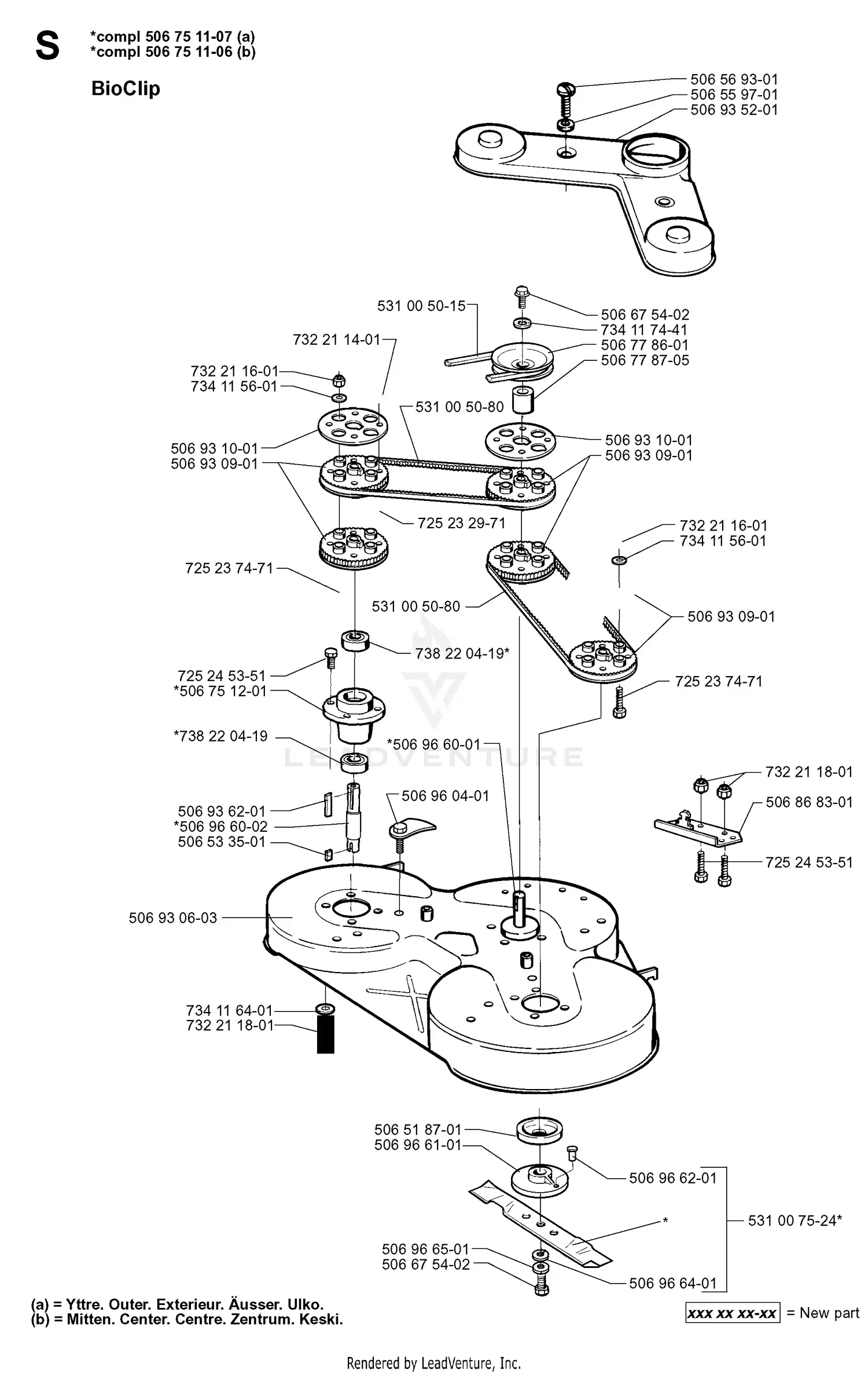 Husqvarna PROFLEX 20 (2000-03) Parts Diagrams