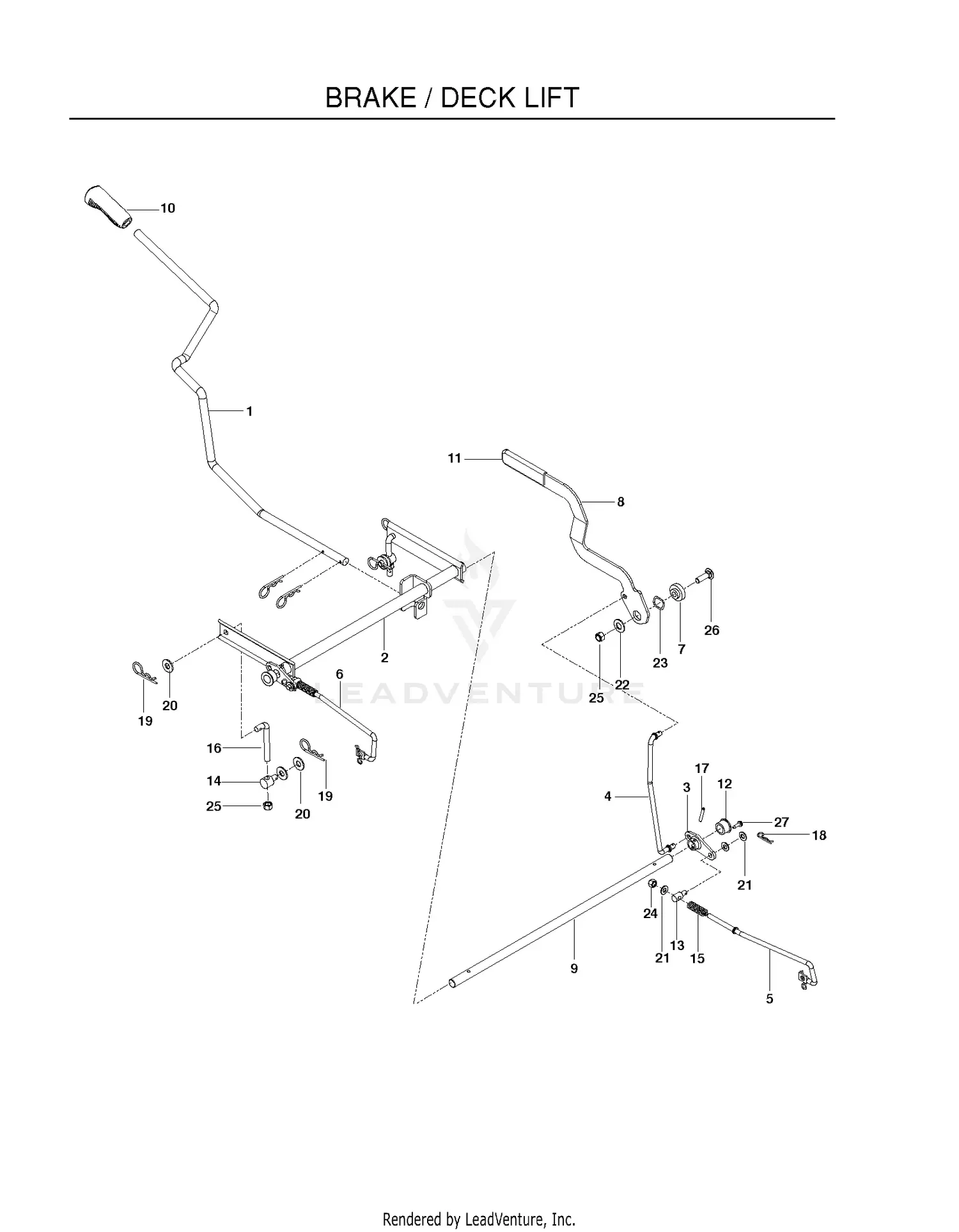 Husqvarna RZ4219 BF - 966676601 (2011-02) Parts Diagrams